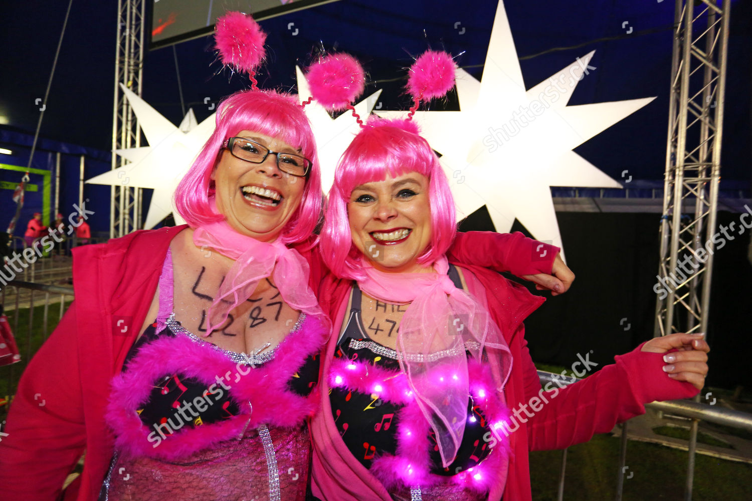 Participants Wearing Fancy Dress Bras Walk Editorial Stock Photo ...