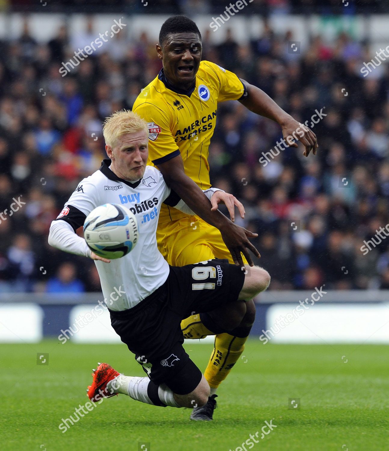 Will Hughes Derby County Rohan Ince Editorial Stock Photo - Stock Image ...
