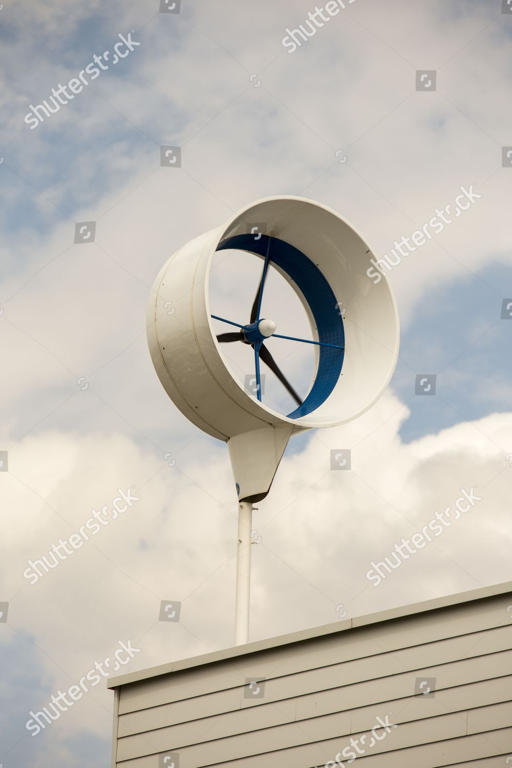 Small Scale Wind Turbine On House Editorial Stock Photo - Stock Image ...