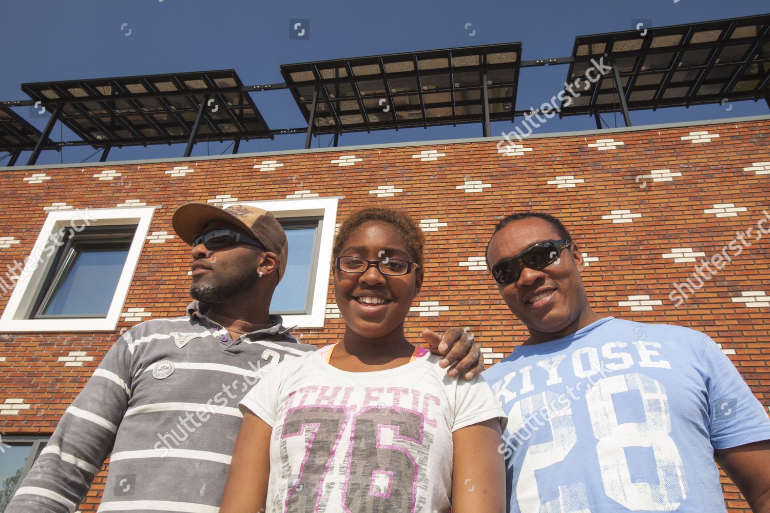 Family Front Their House Almere Solar Editorial Stock Photo - Stock ...