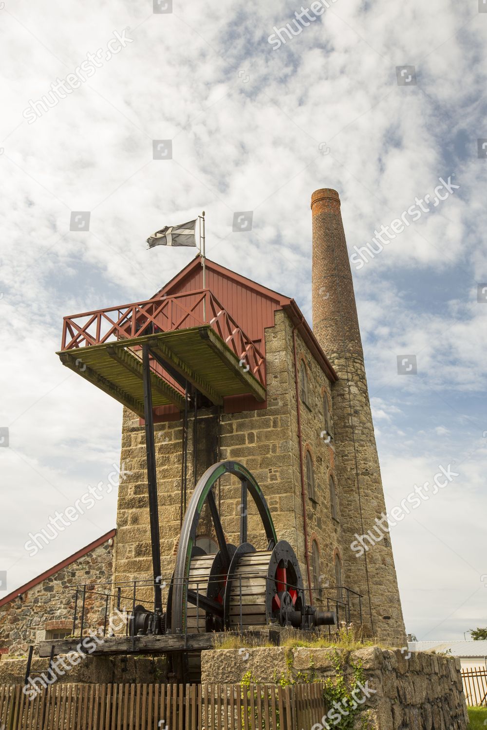 Preserved Tin Mine Engine House Redruth Editorial Stock Photo - Stock ...