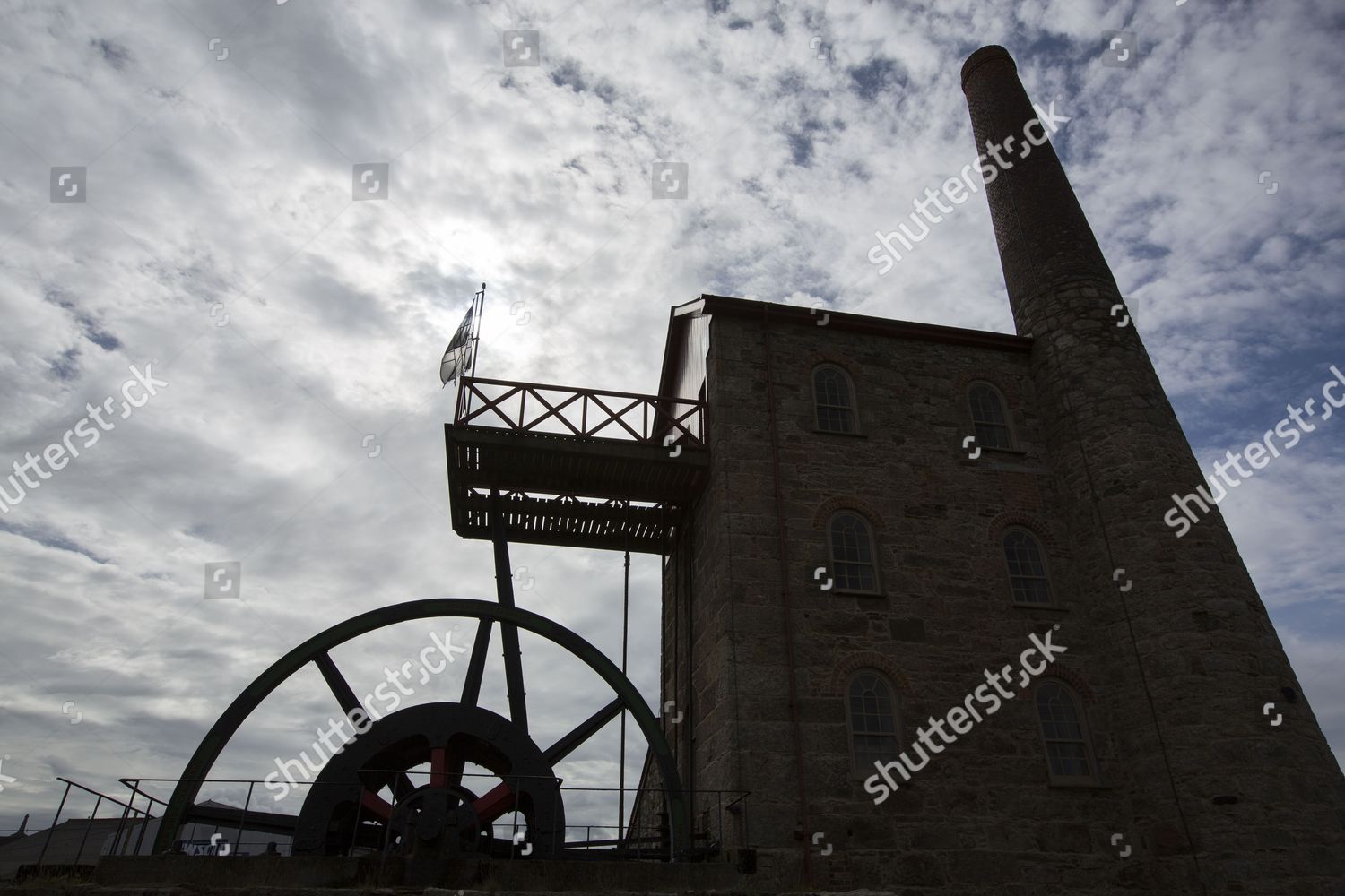 Preserved Tin Mine Engine House Redruth Editorial Stock Photo - Stock ...
