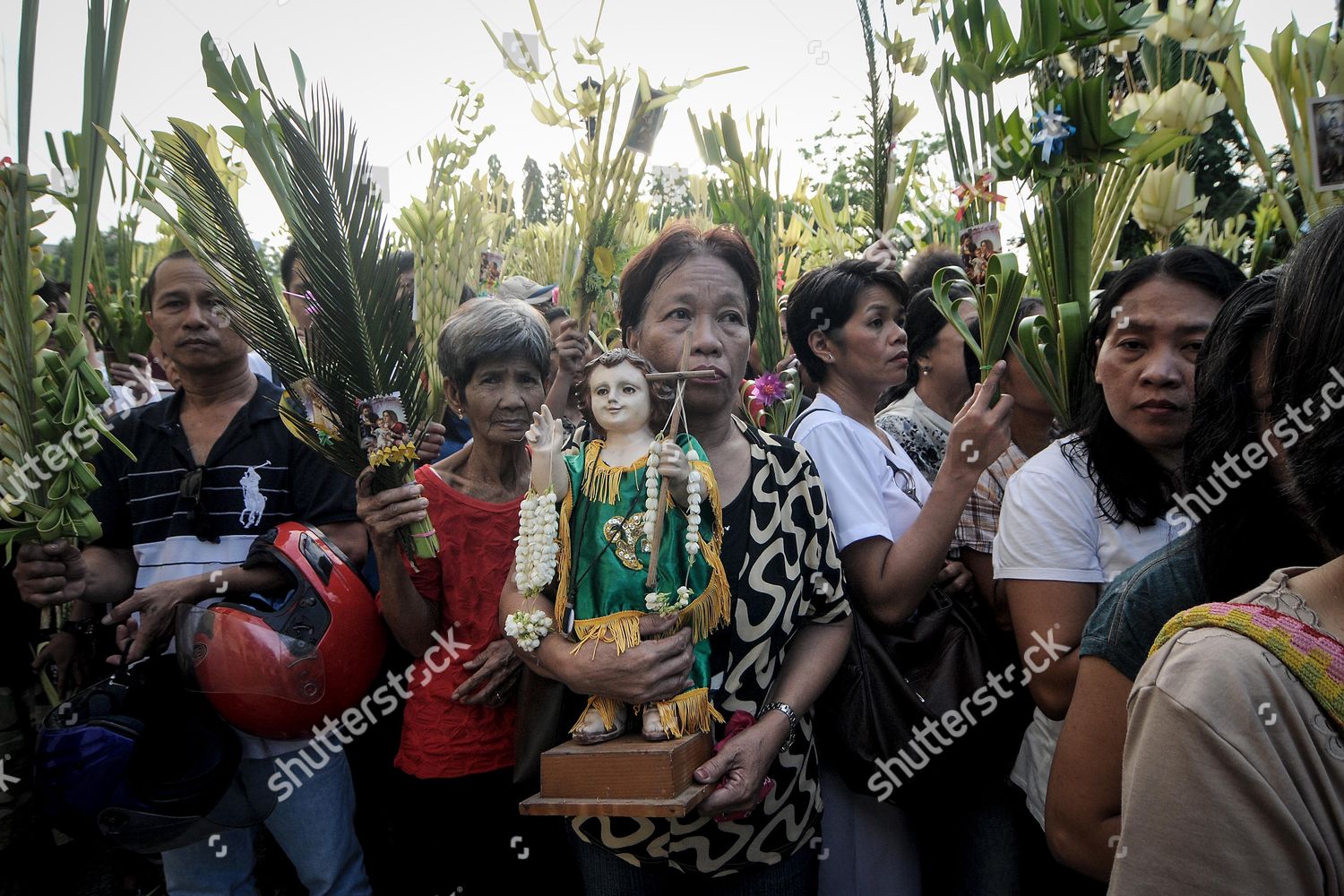 Filipino Catholic Brings Image Child Jesus Editorial Stock Photo ...