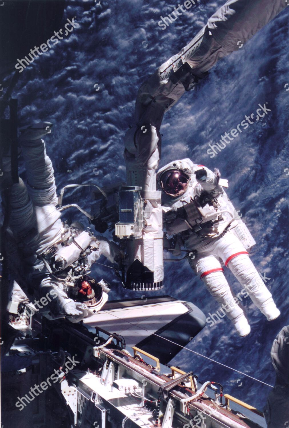 Astronauts Linda Godwin Daniel Tani Pictured Editorial Stock Photo ...