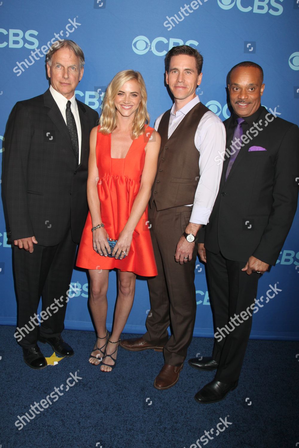 Mark Harmon Emily Wickersham Brian Dietzen Redaktionelles Stockfoto ...