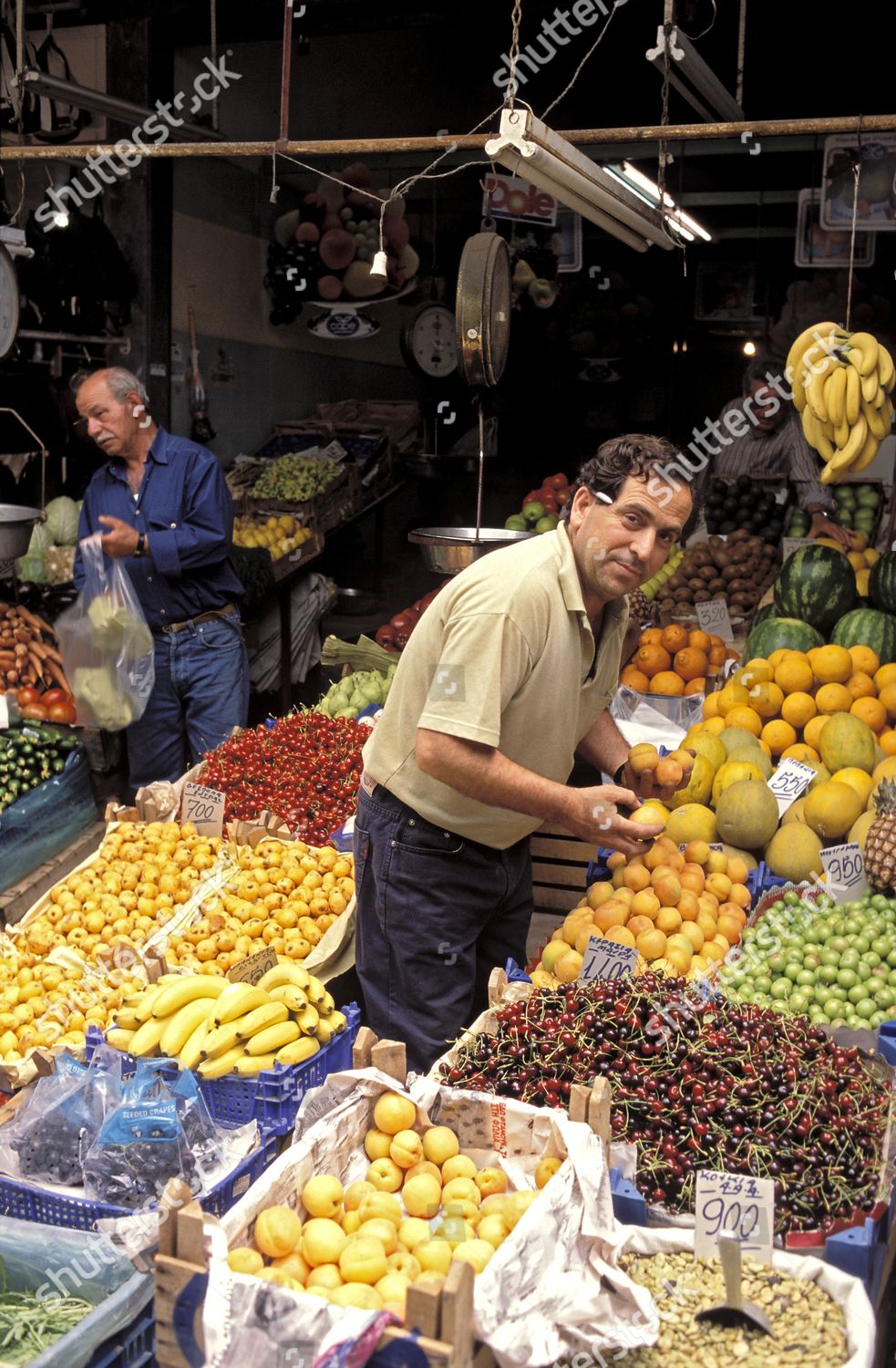 Fruit Vegetable Market City Heraklion Crete Editorial Stock Photo ...