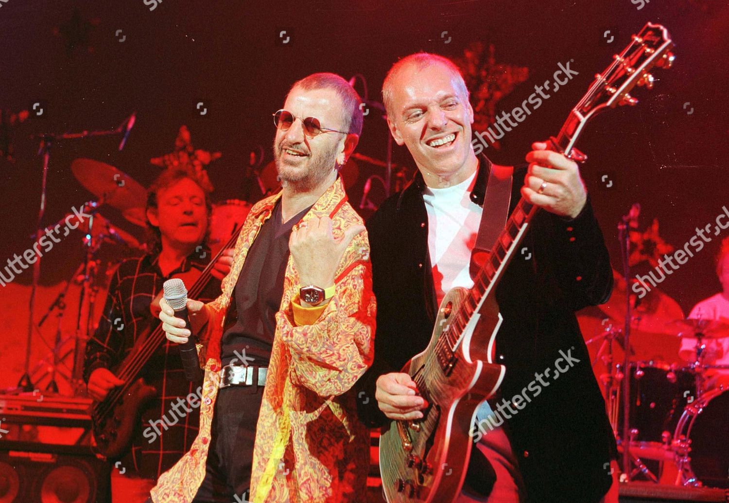 Peter Frampton Ringo Starr Performing Ringos Editorial Stock Photo ...