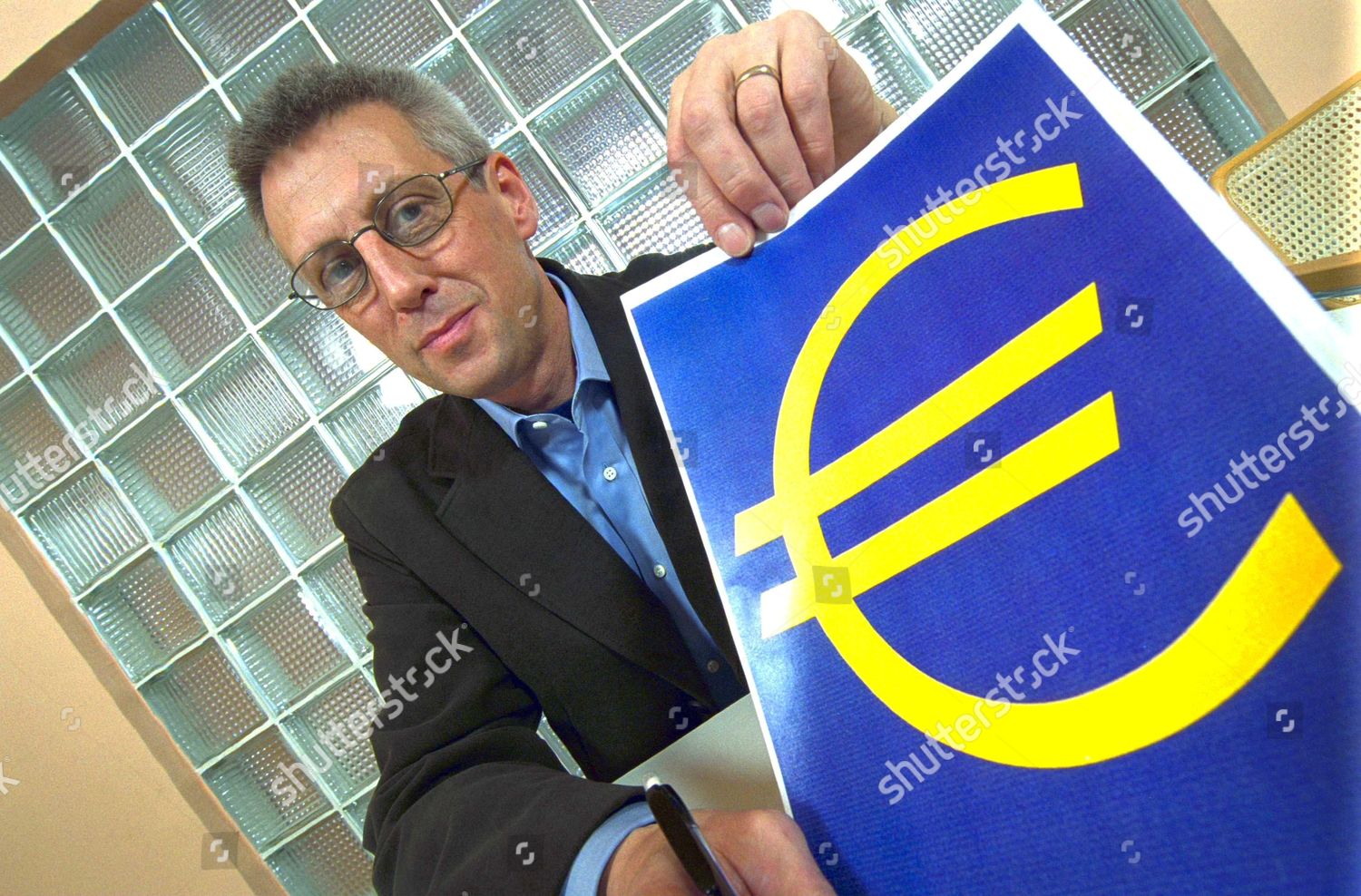 Alain Billet Who Designed Yellow Blue Editorial Stock Photo - Stock ...