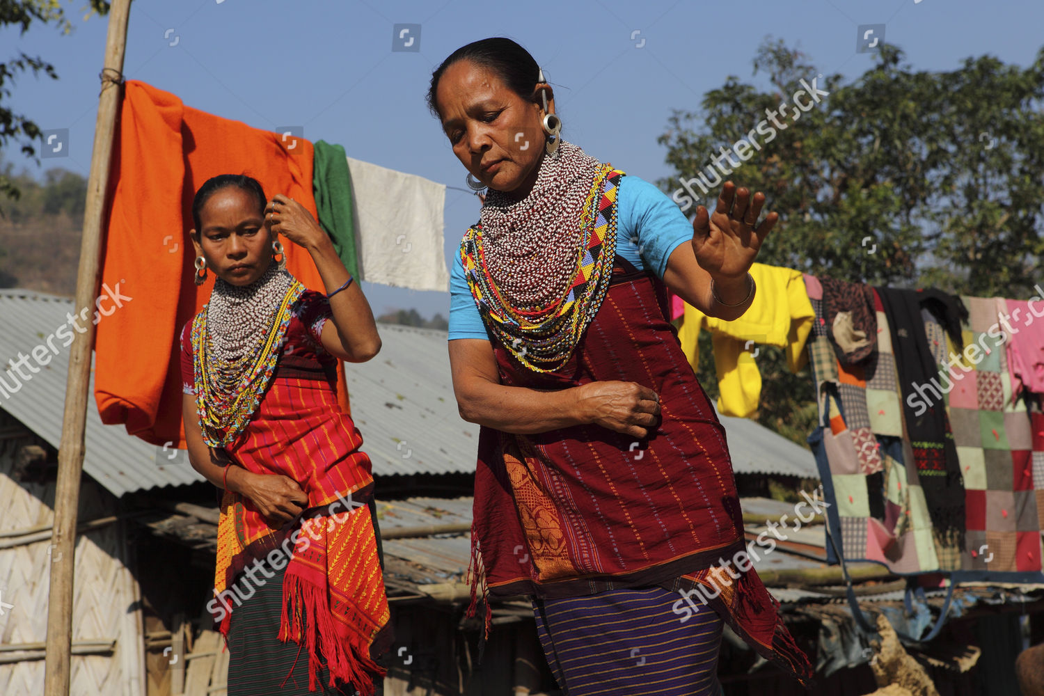 Women Tripura Tribe Dancing Their Village Editorial Stock Photo - Stock ...
