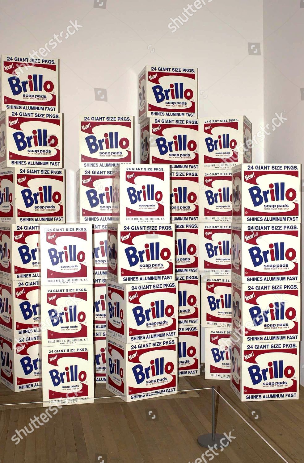 Brillo Pad Boxes By Andy Warhol Editorial Stock Photo - Stock Image ...