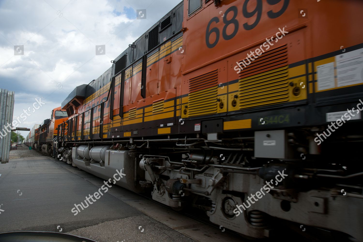 Burlington Northern Sante Fe Railroad Freight Editorial Stock Photo ...