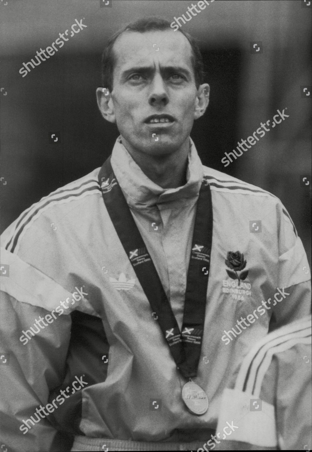 Steve Ovett His Gold Medal After Editorial Stock Photo - Stock Image ...