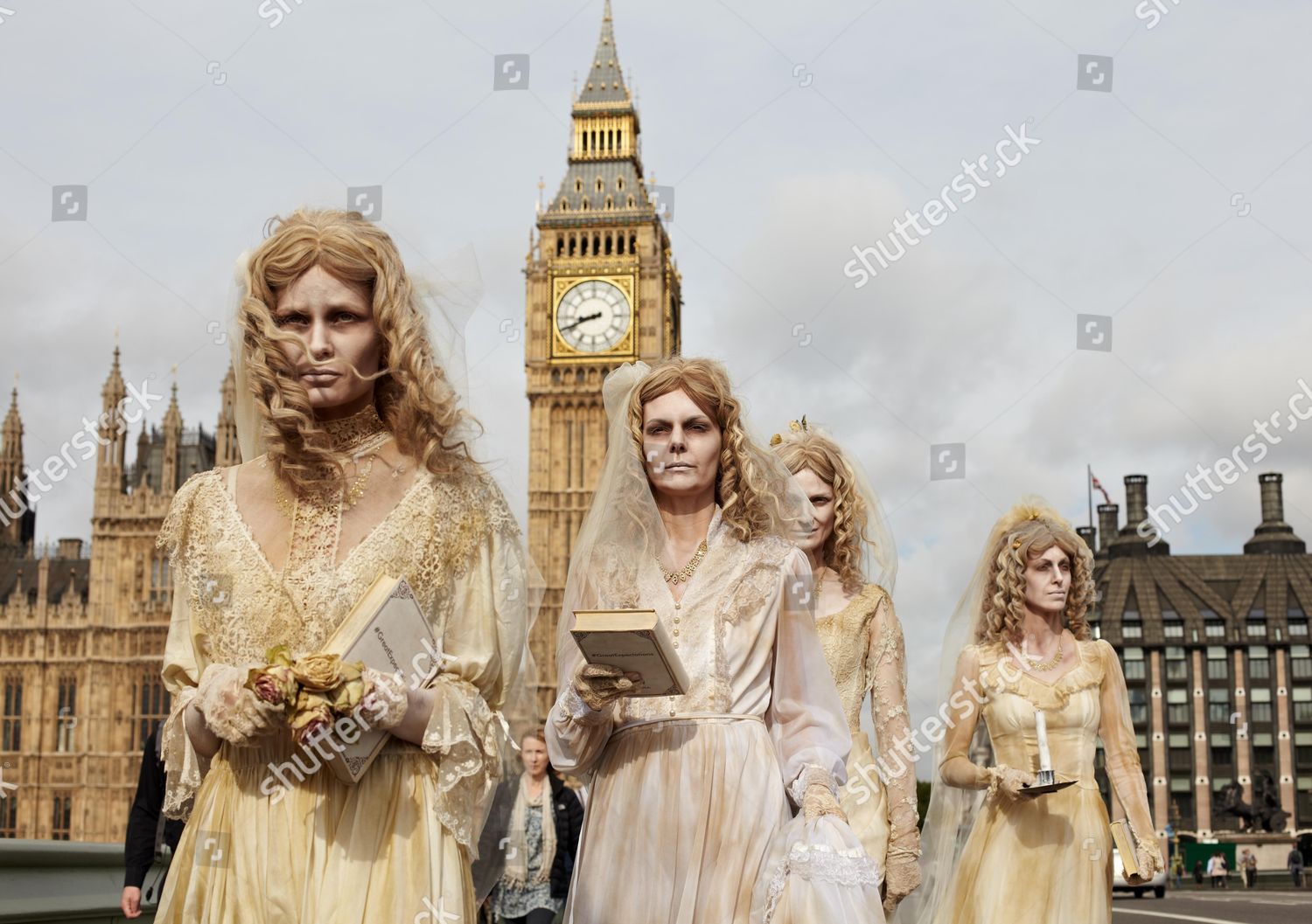 Five Women Transformed Into Miss Havisham Editorial Stock Photo - Stock ...