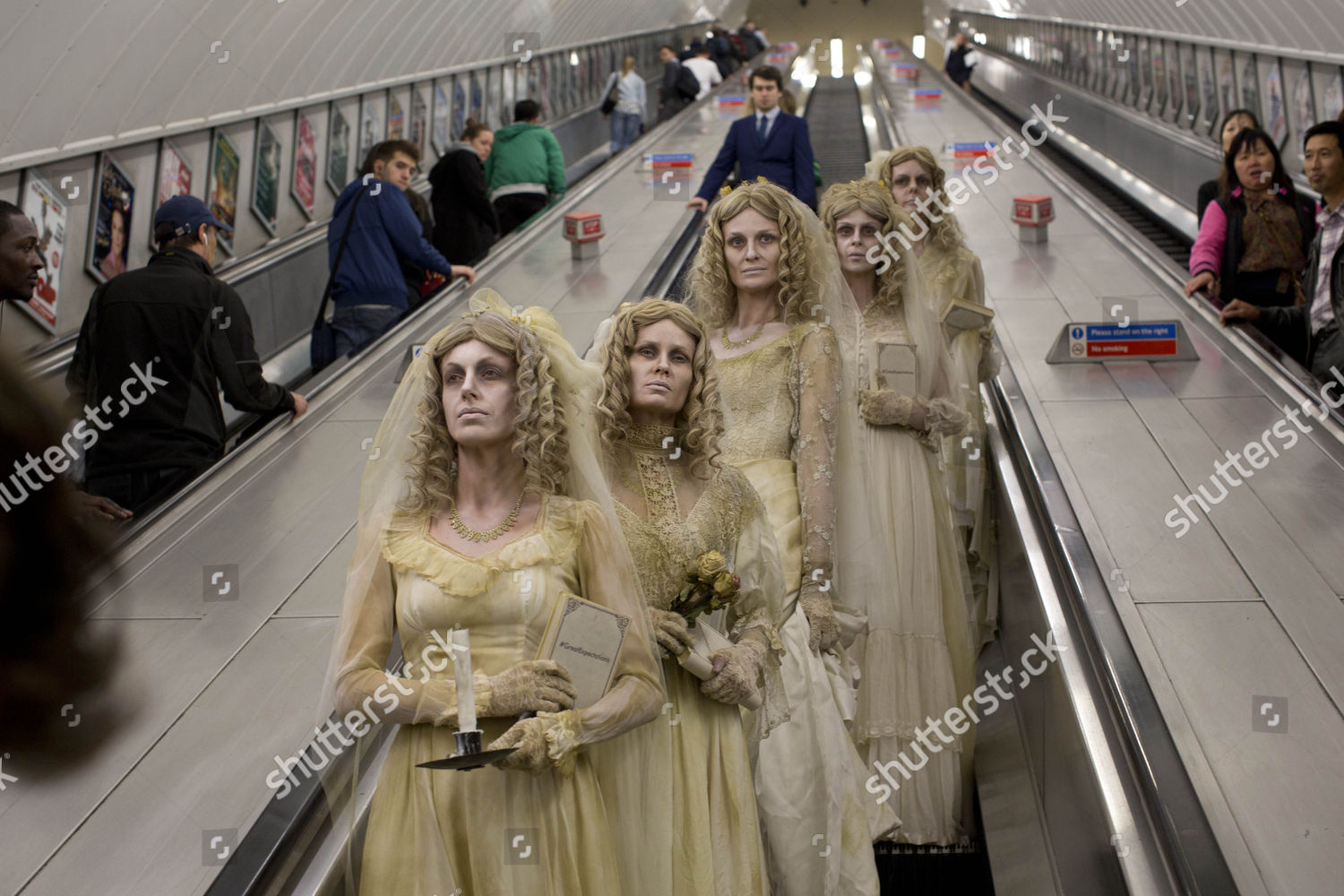 Five Women Transformed Into Miss Havisham Editorial Stock Photo - Stock ...