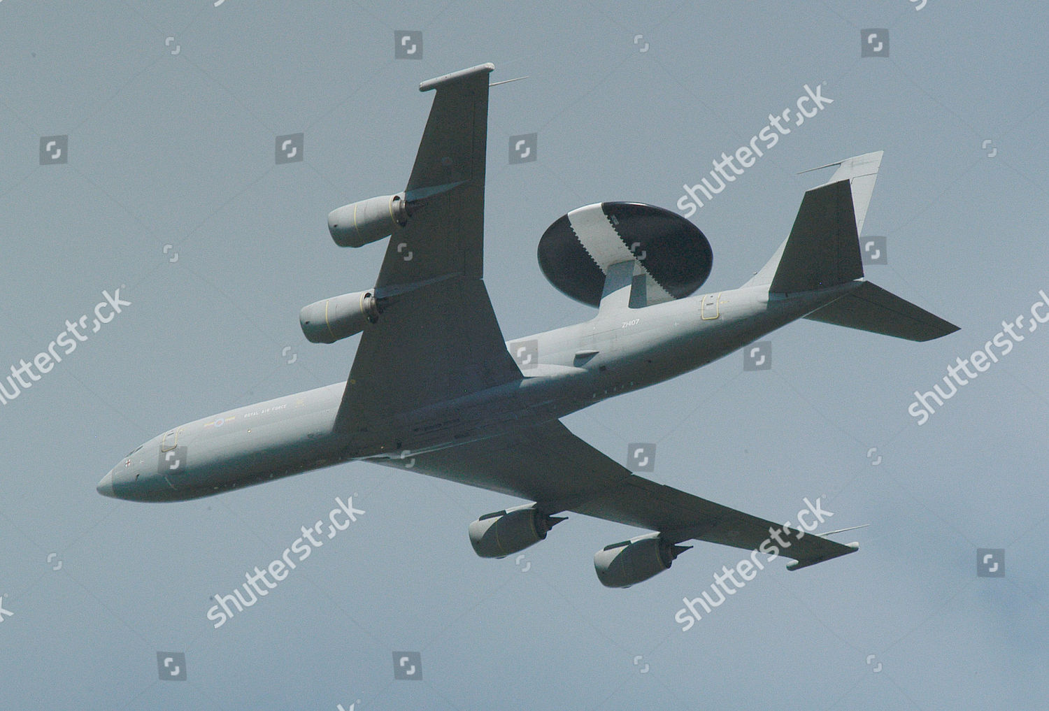 Royal Airforce Awacs E3d Sentry Early Editorial Stock Photo - Stock ...