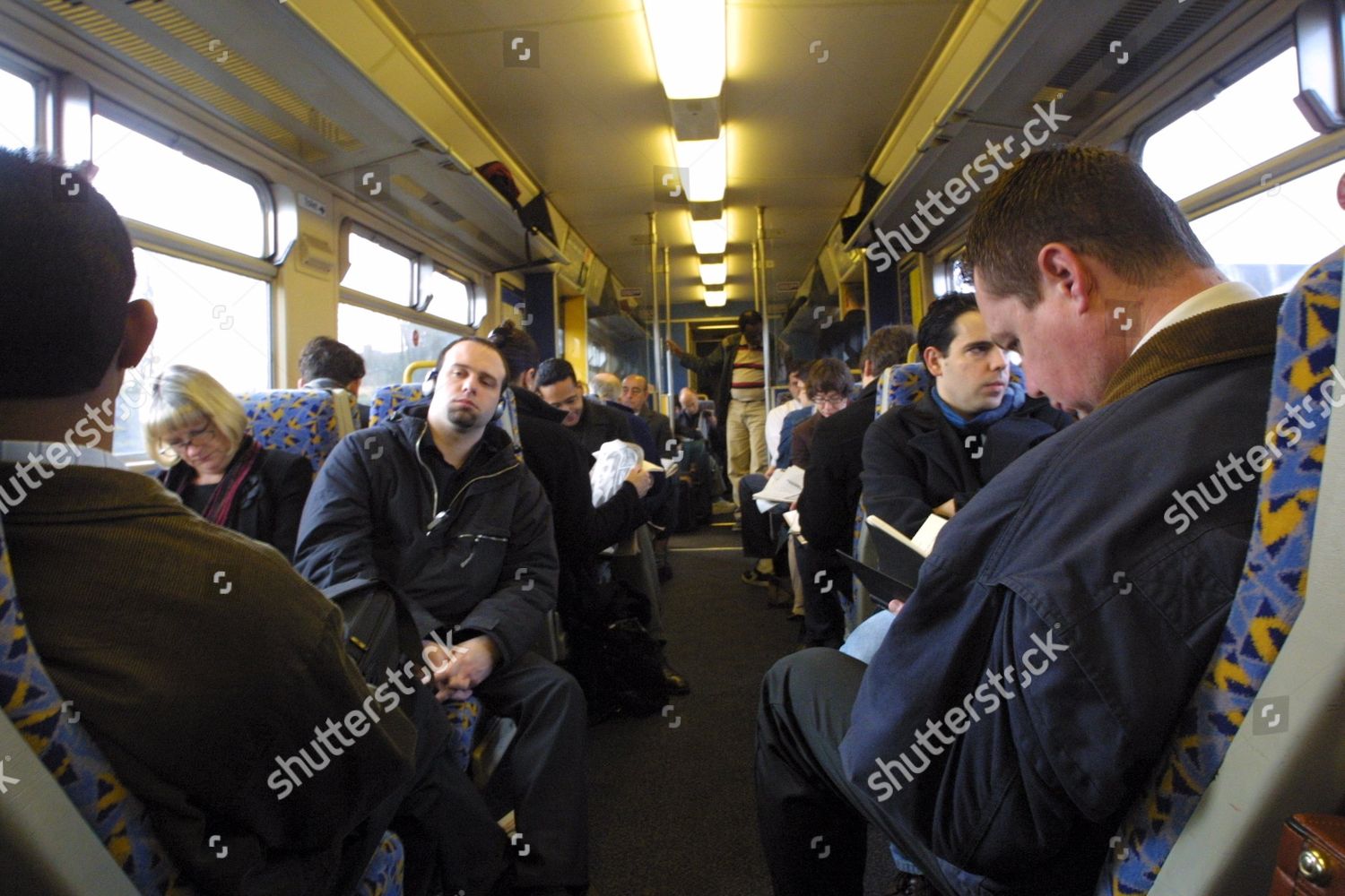 Passengers On Board Train Editorial Stock Photo - Stock Image ...
