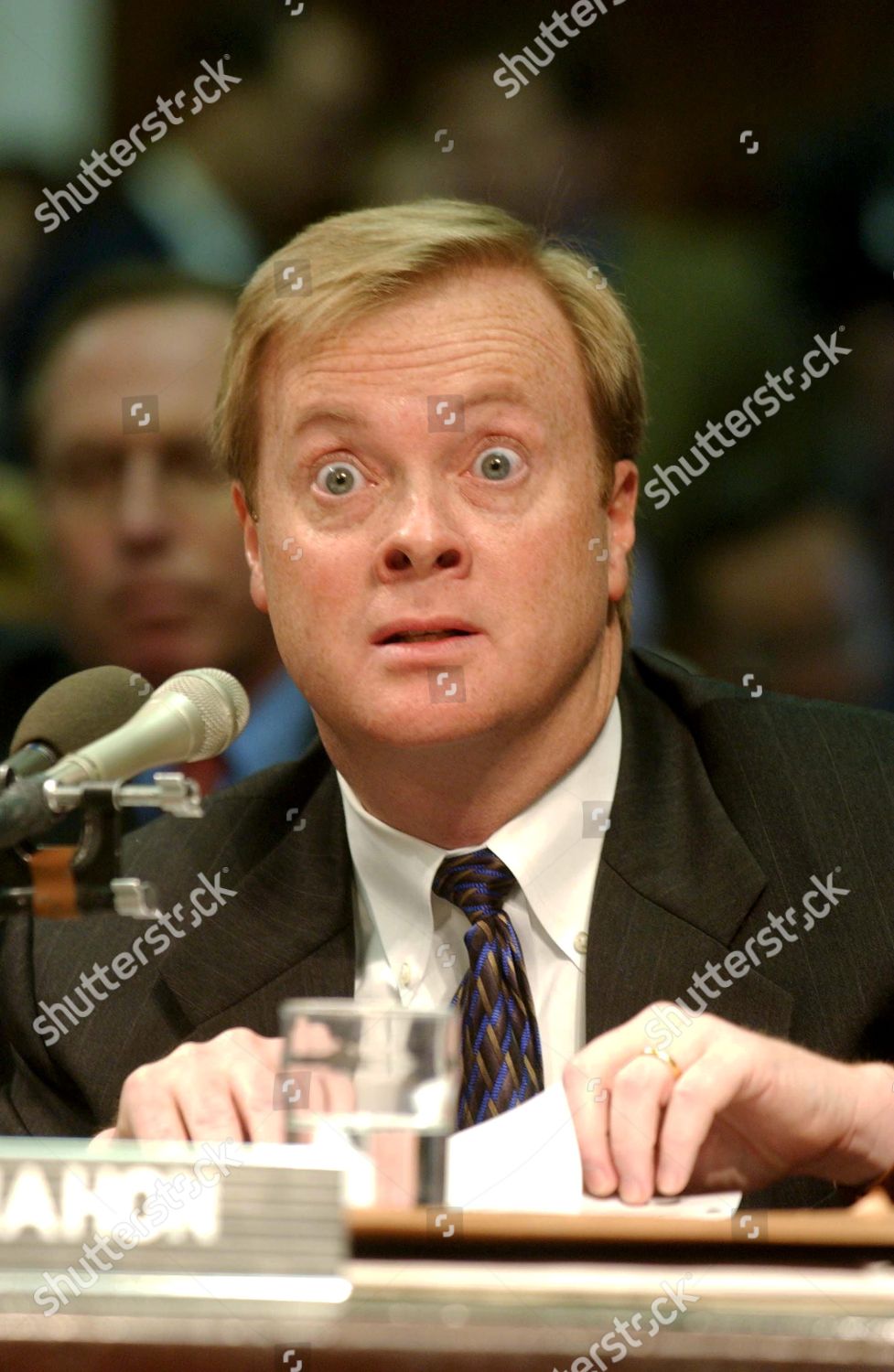 Jeffrey Mcmahon Enron President Ceo Looking Editorial Stock Photo ...