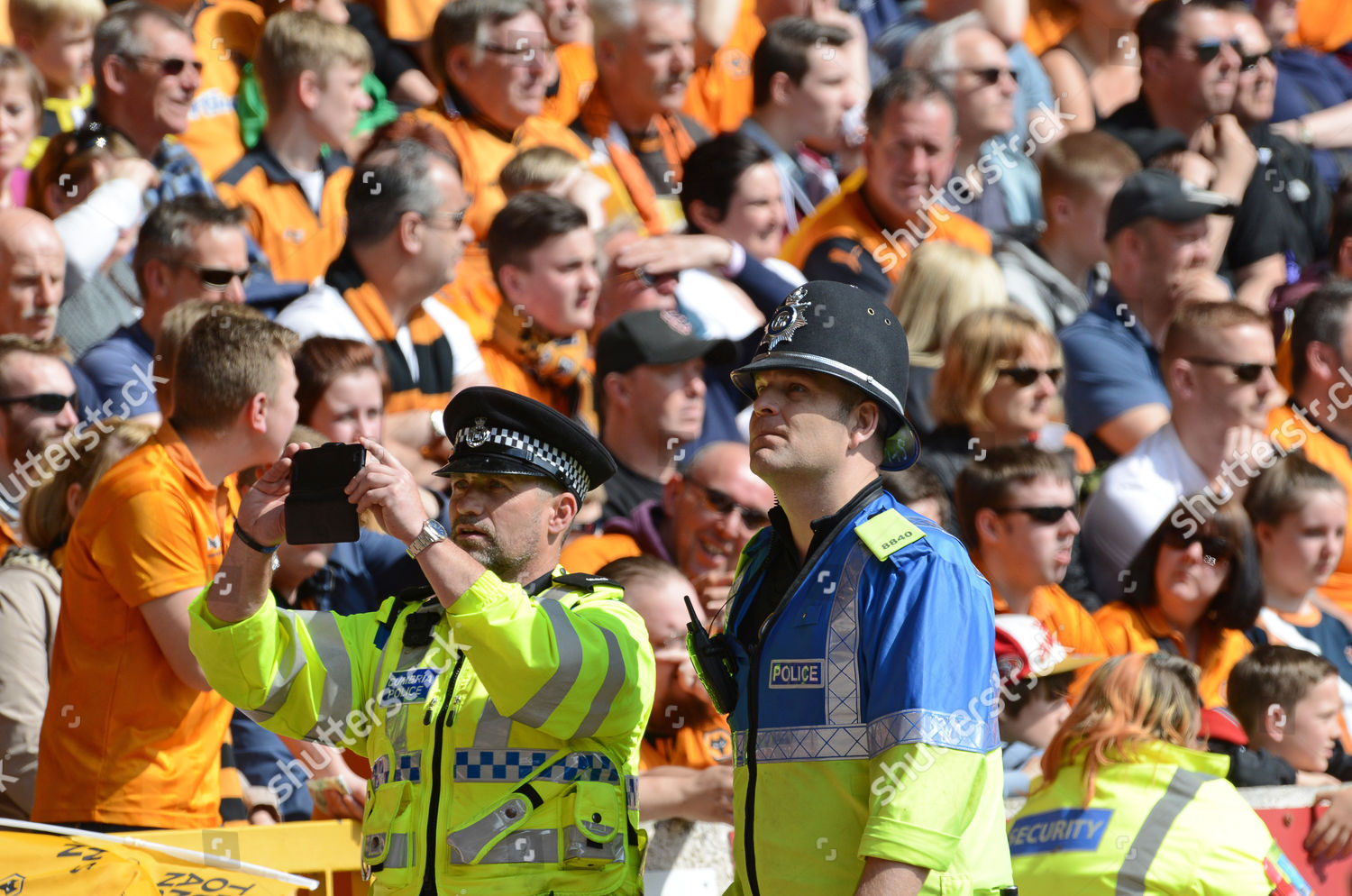 Police Officer Officers Policing Football Match Editorial Stock Photo ...