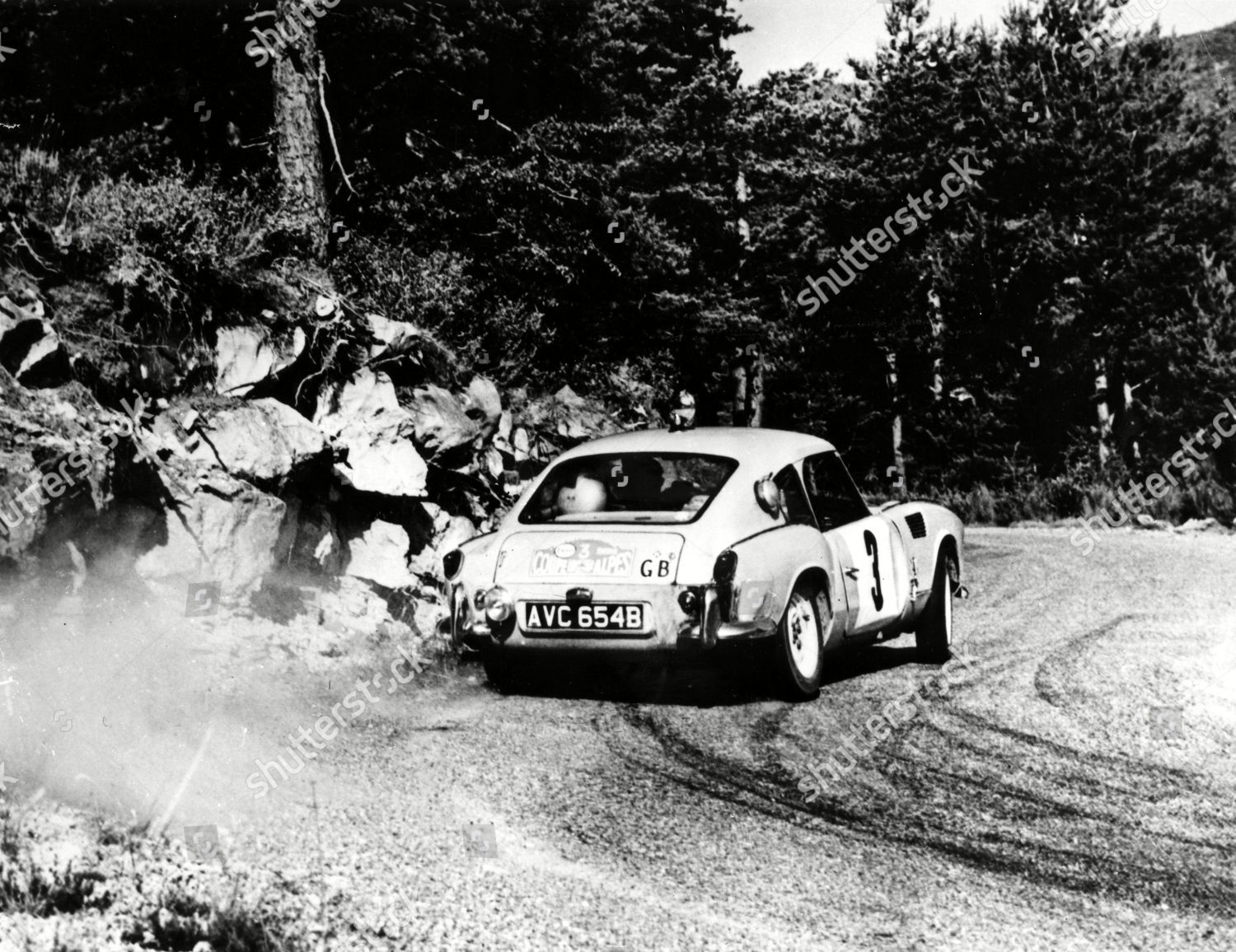 1965 Triumph Spitfire Racers Lampinen Alpine Editorial Stock Photo ...