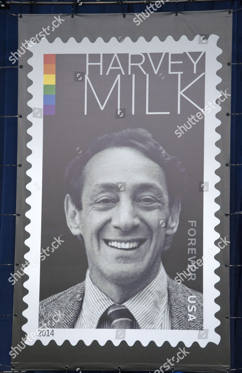 Harvey Milk Stamp Editorial Stock Photo - Stock Image | Shutterstock