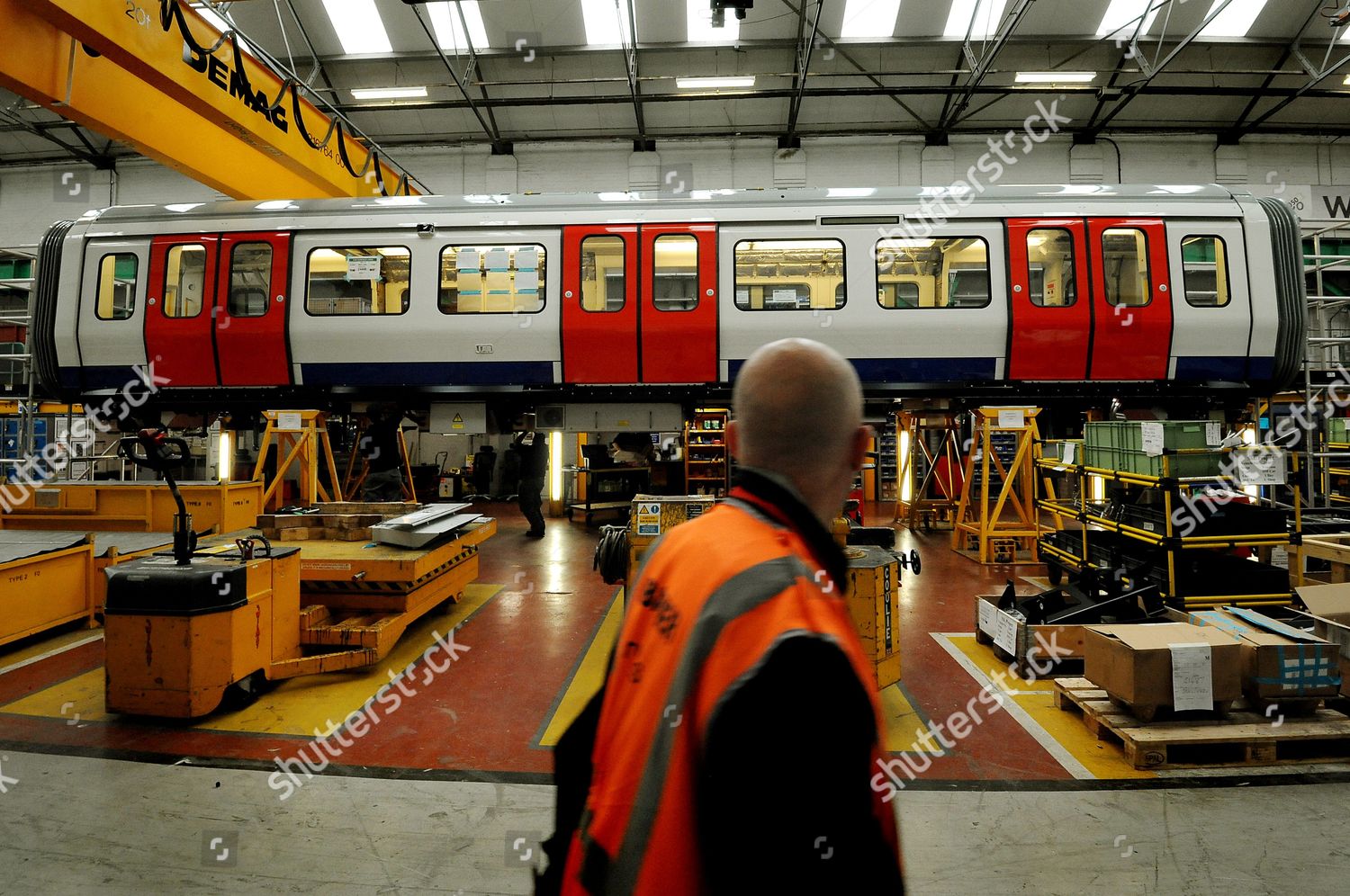 Ssl London Underground Train Seen Production Editorial Stock Photo ...