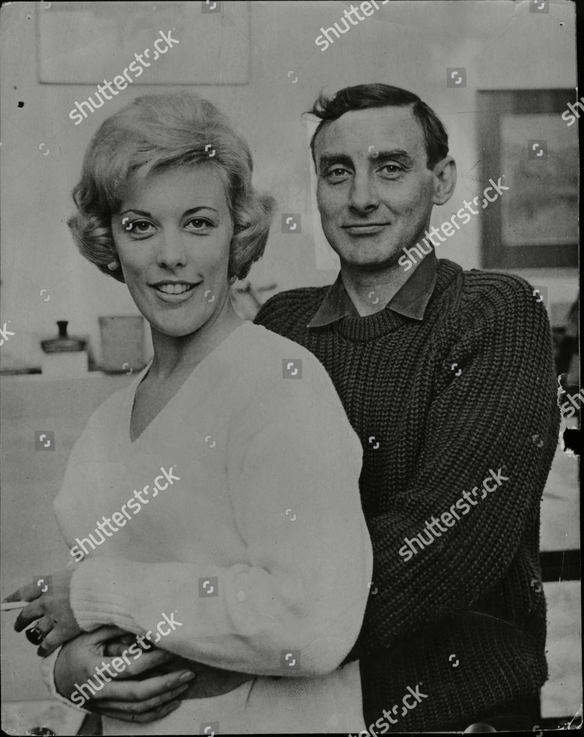 Spike Milligan Comedian Actress Patricia Ridgeway Redaktionelles ...