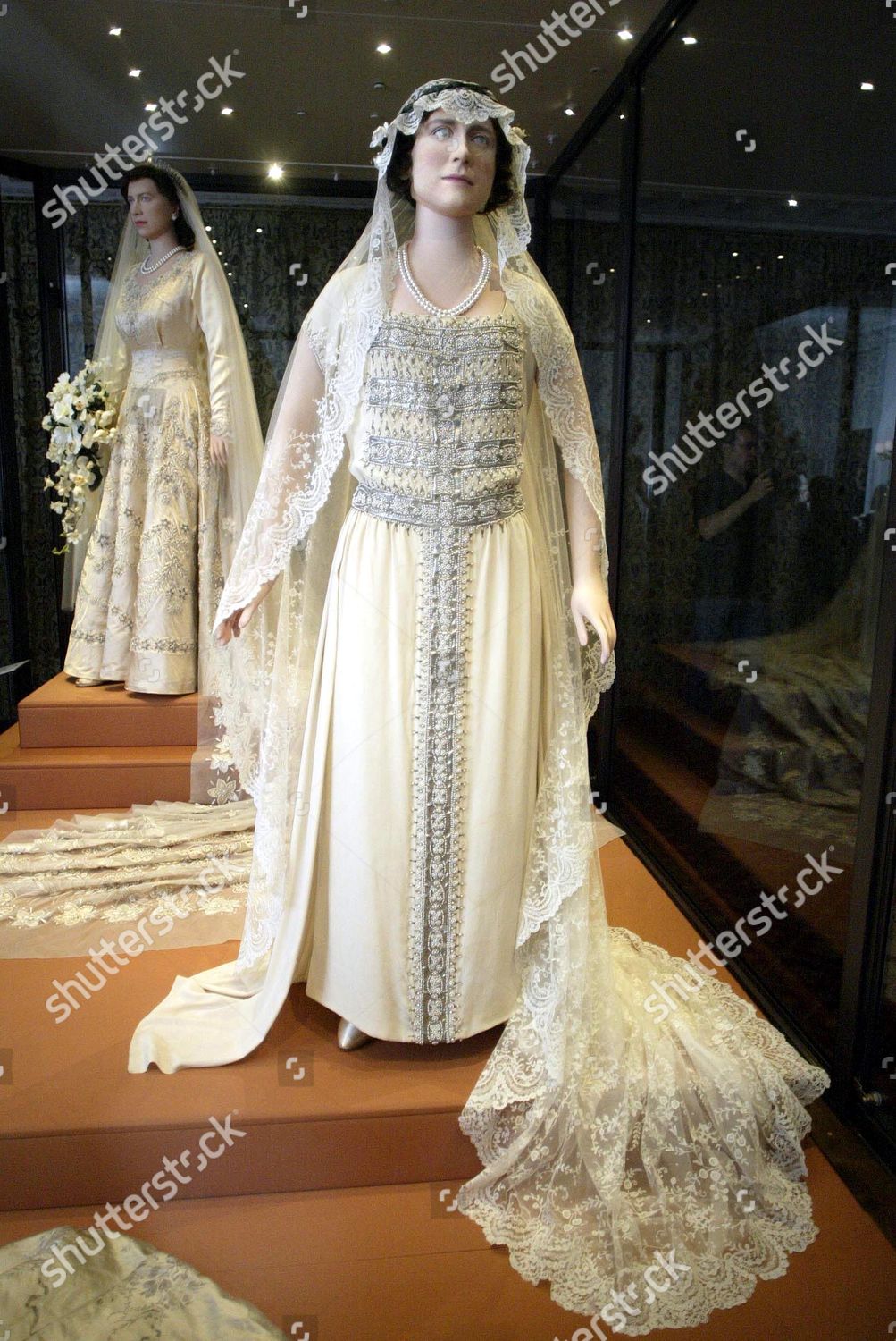 Wedding Dress Queen Mother 1923 Editorial Stock Photo - Stock Image ...
