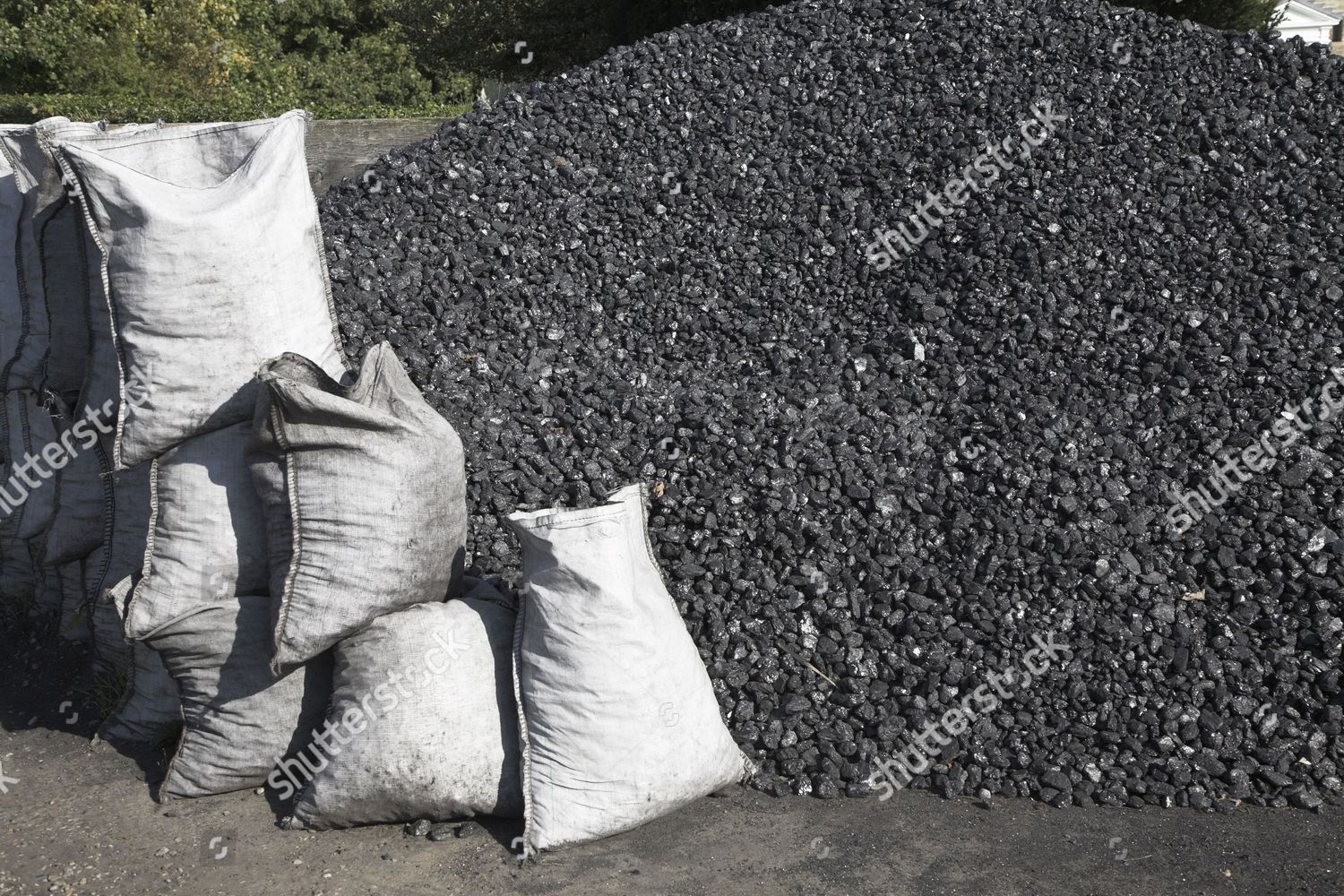 Piles Coal Coal Merchants Yard Rackhams Editorial Stock Photo - Stock ...