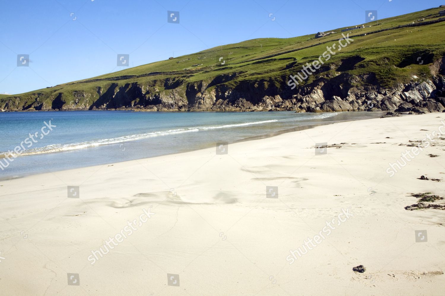 Sandy Beach Bay Scousburgh Shetland Islands Editorial Stock Photo ...
