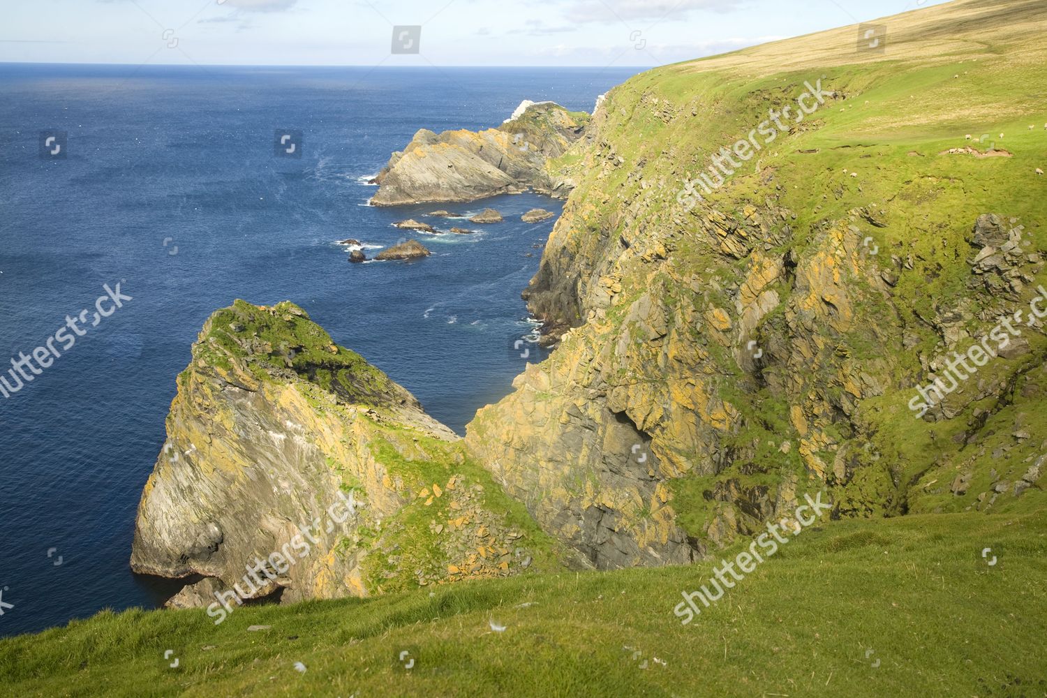 Cliffs Coastal Scenery Hermaness Unst Shetland Editorial Stock Photo ...