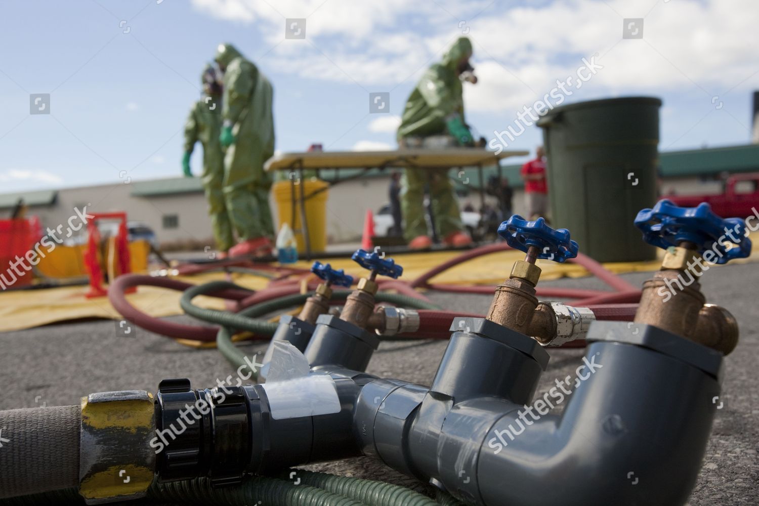 Model Released Water Distribution Manifold Hazmat Editorial Stock Photo ...