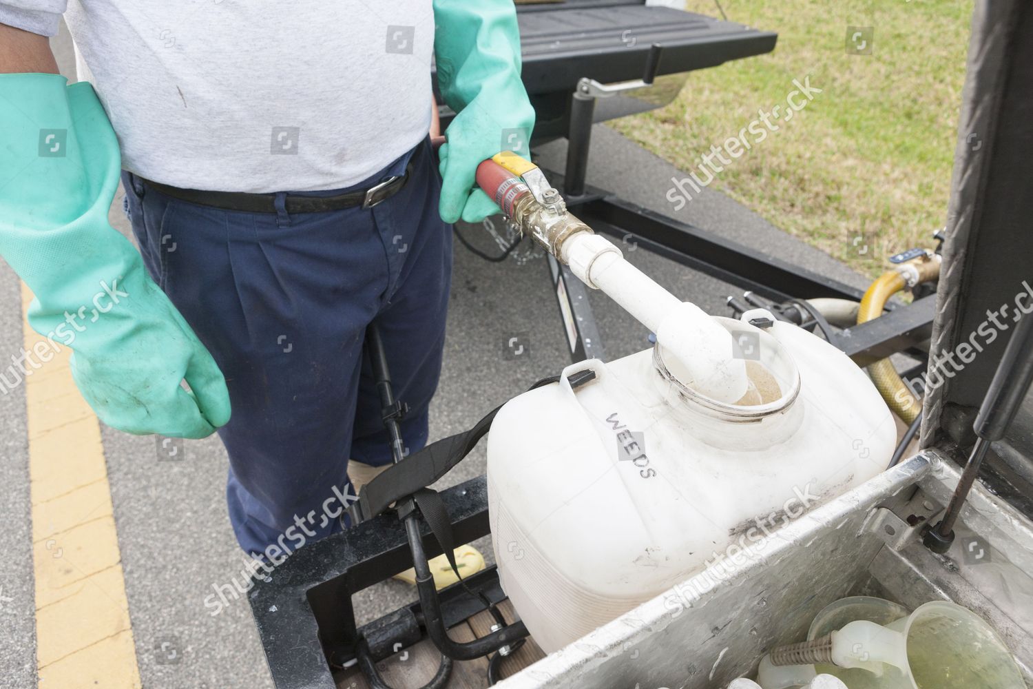 Model Released Pest Control Technician Adding Editorial Stock Photo ...