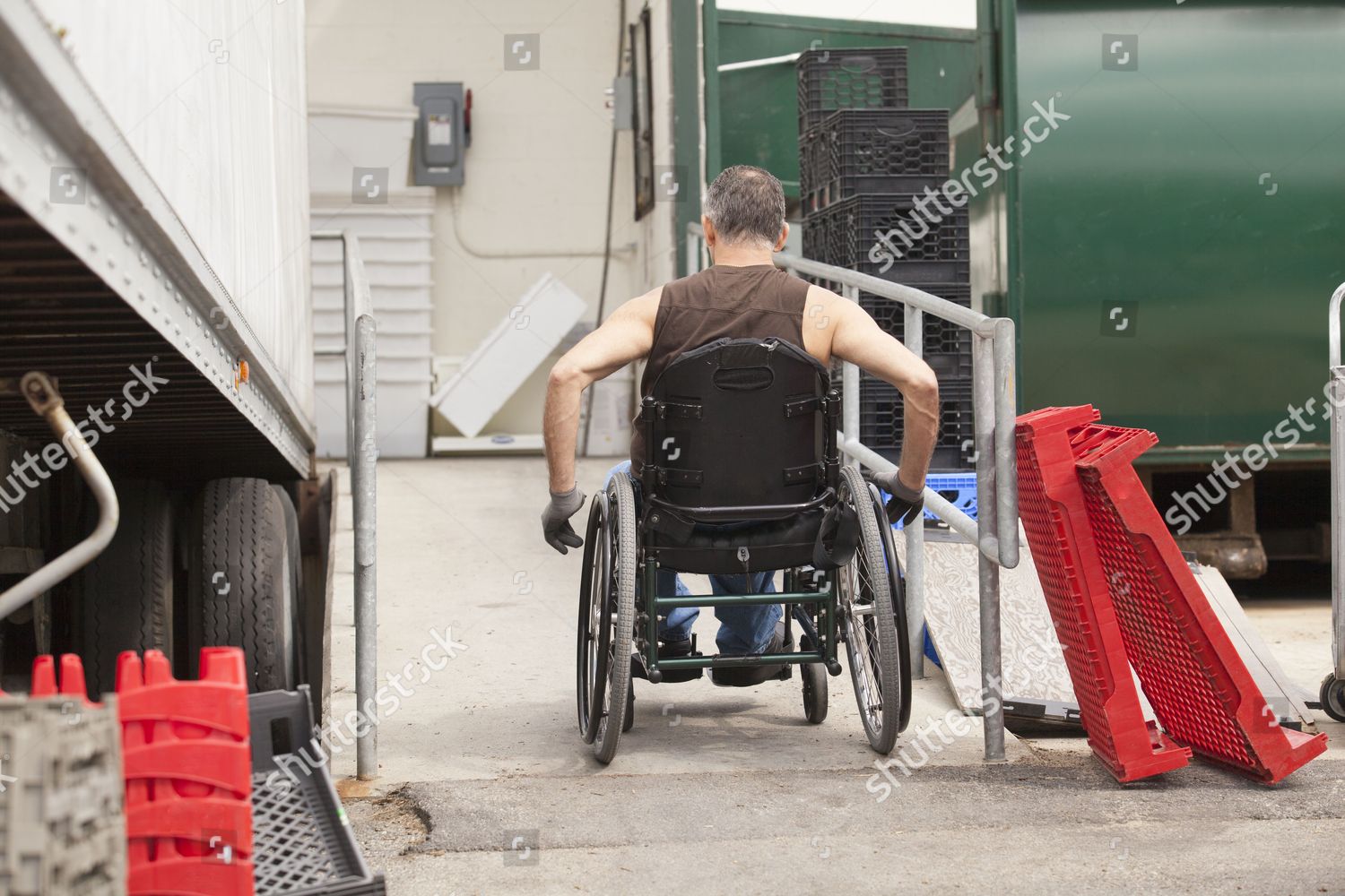 Model Released Loading Dock Worker Spinal Editorial Stock Photo - Stock ...