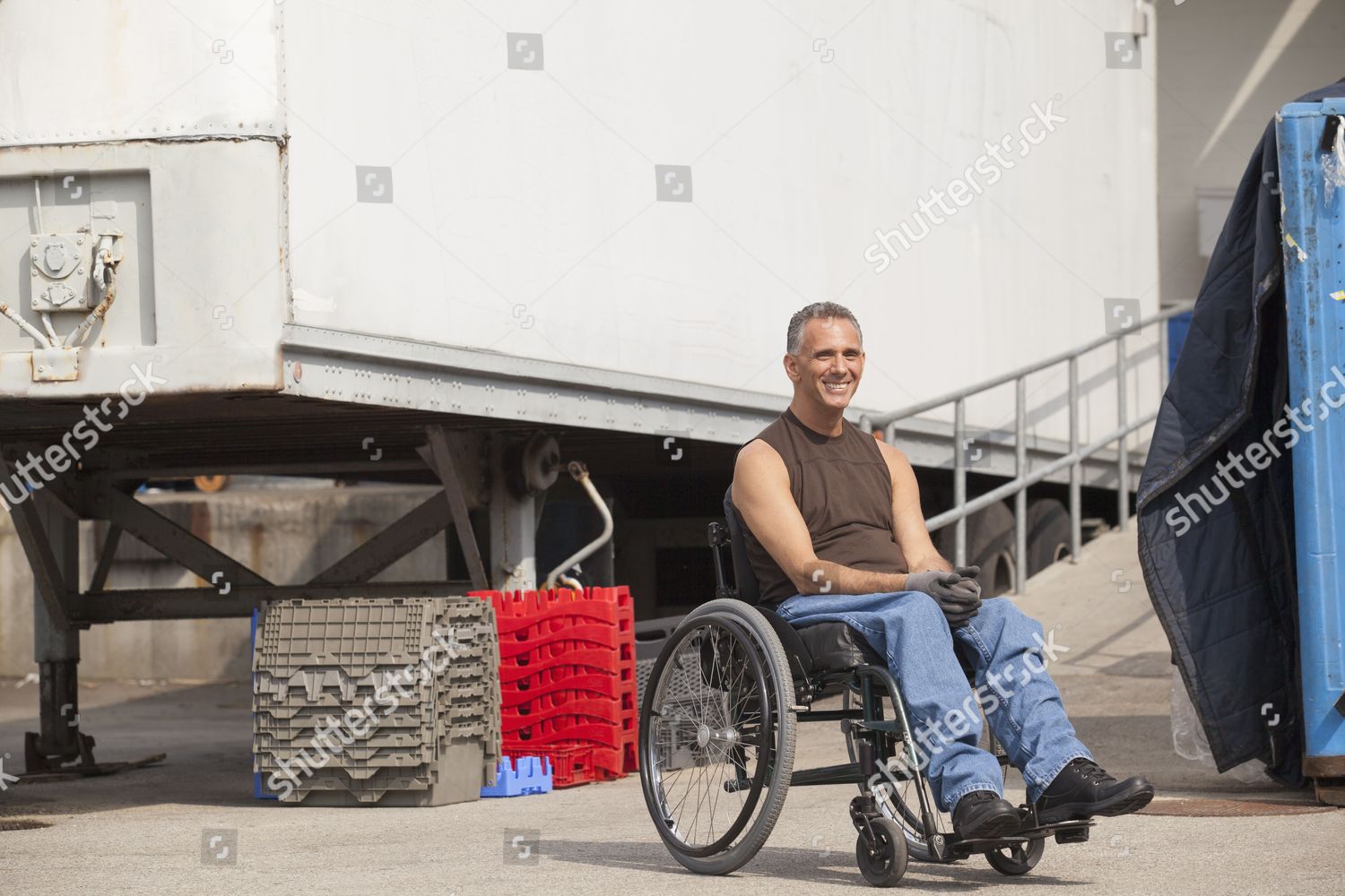 Model Released Loading Dock Worker Spinal Editorial Stock Photo - Stock ...