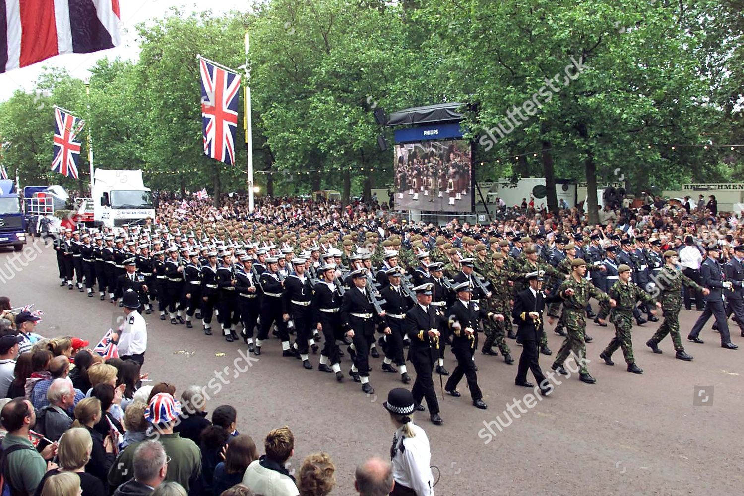 Soldiers Navy Army Air Force Marching Editorial Stock Photo - Stock ...