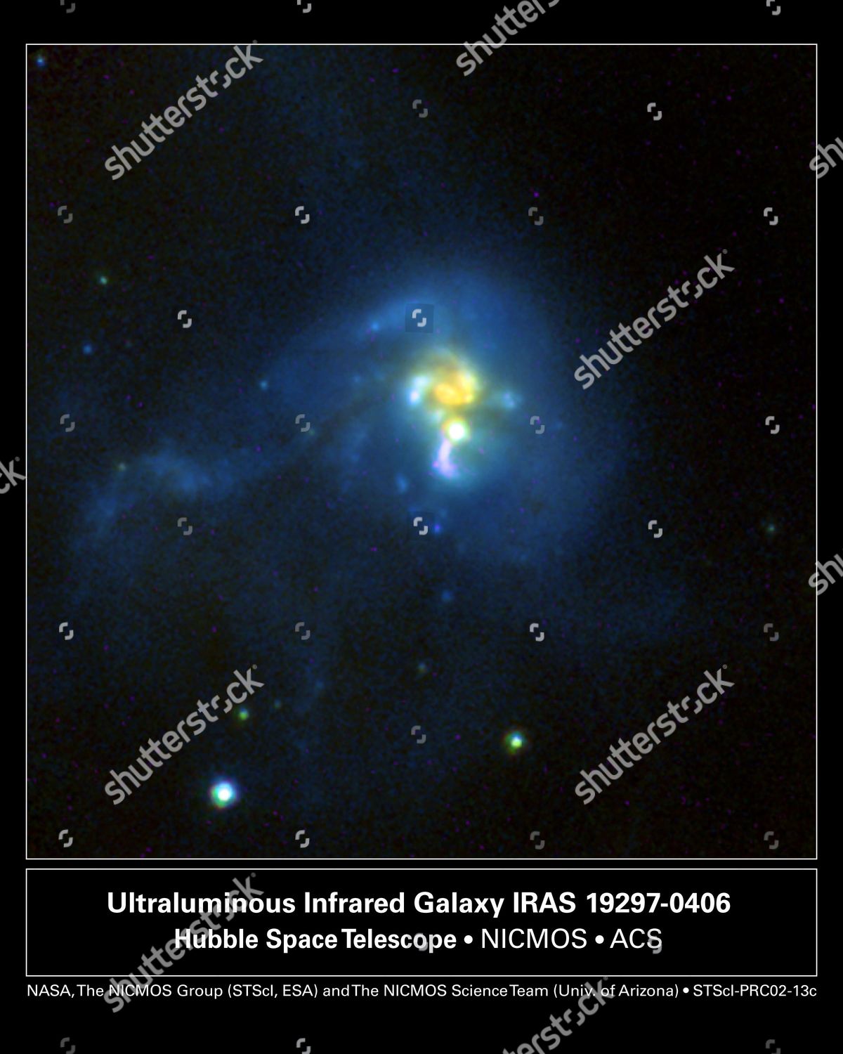 Ultraluminous Infrared Galaxy Iras 192970406 Editorial Stock Photo ...