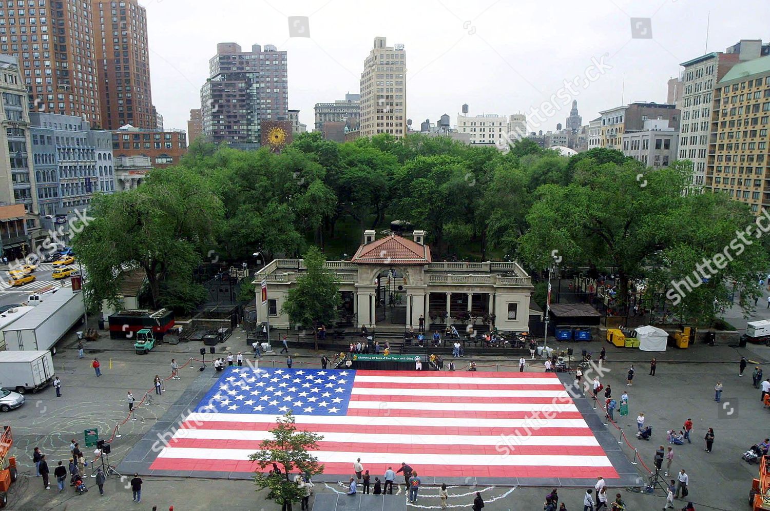 Unveiling Worlds Largest American Flag Made Editorial Stock Photo ...