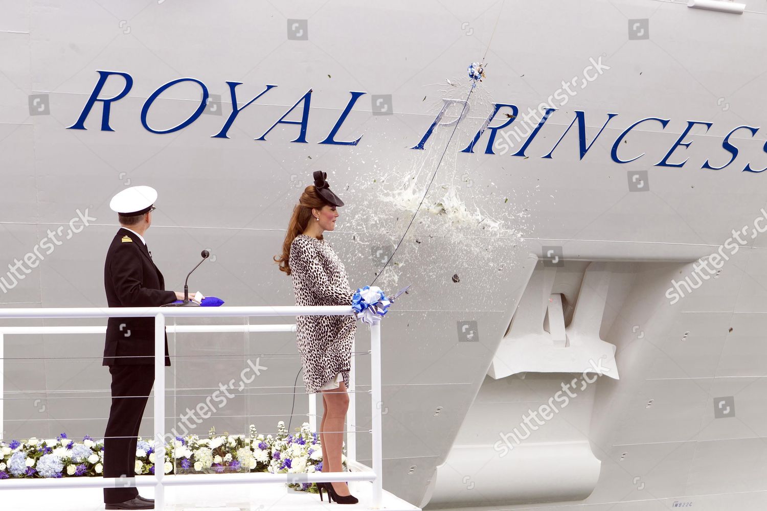 Duchess Cambridge Names Royal Princess Southampton Editorial Stock ...