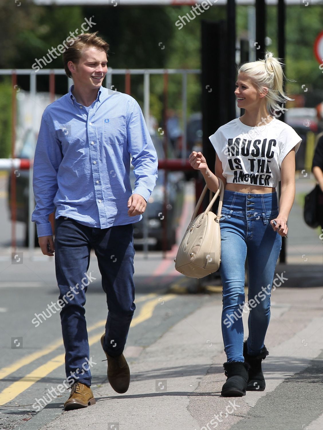 Sam Strike Danielle Harold Editorial Stock Photo - Stock Image ...