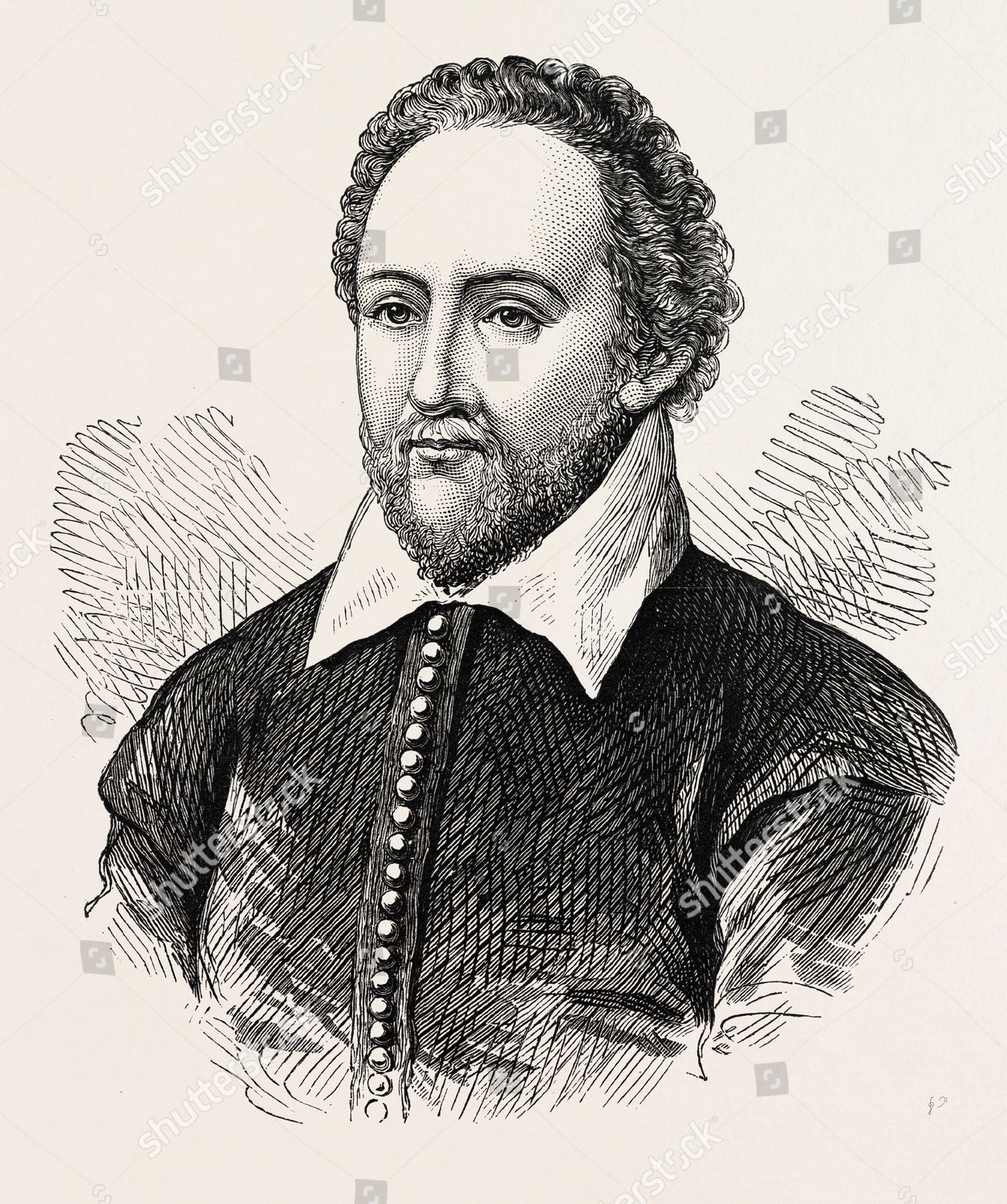 Richard Burbage Original Portrait Dulwich College Editorial Stock Photo ...