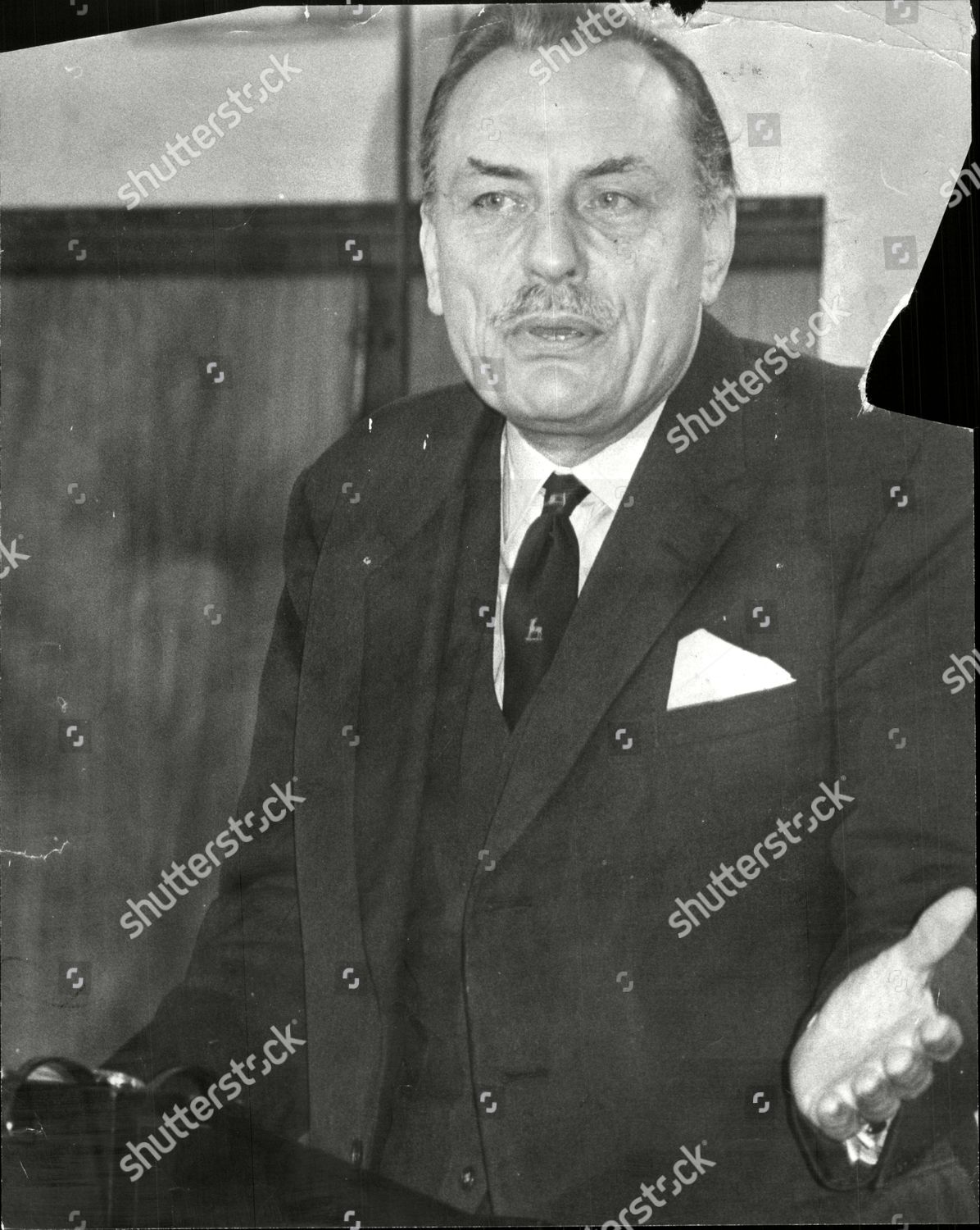 Enoch Powell Mp Making Speech 1975 Editorial Stock Photo - Stock Image ...