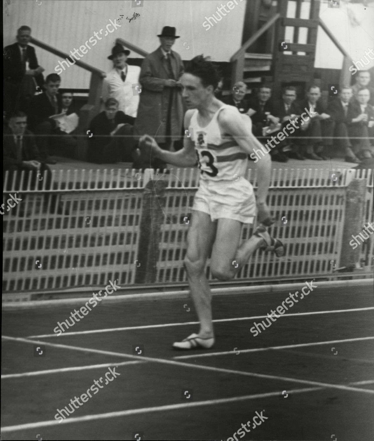 Peter Radford Winning 100 Yard Race Editorial Stock Photo - Stock Image ...