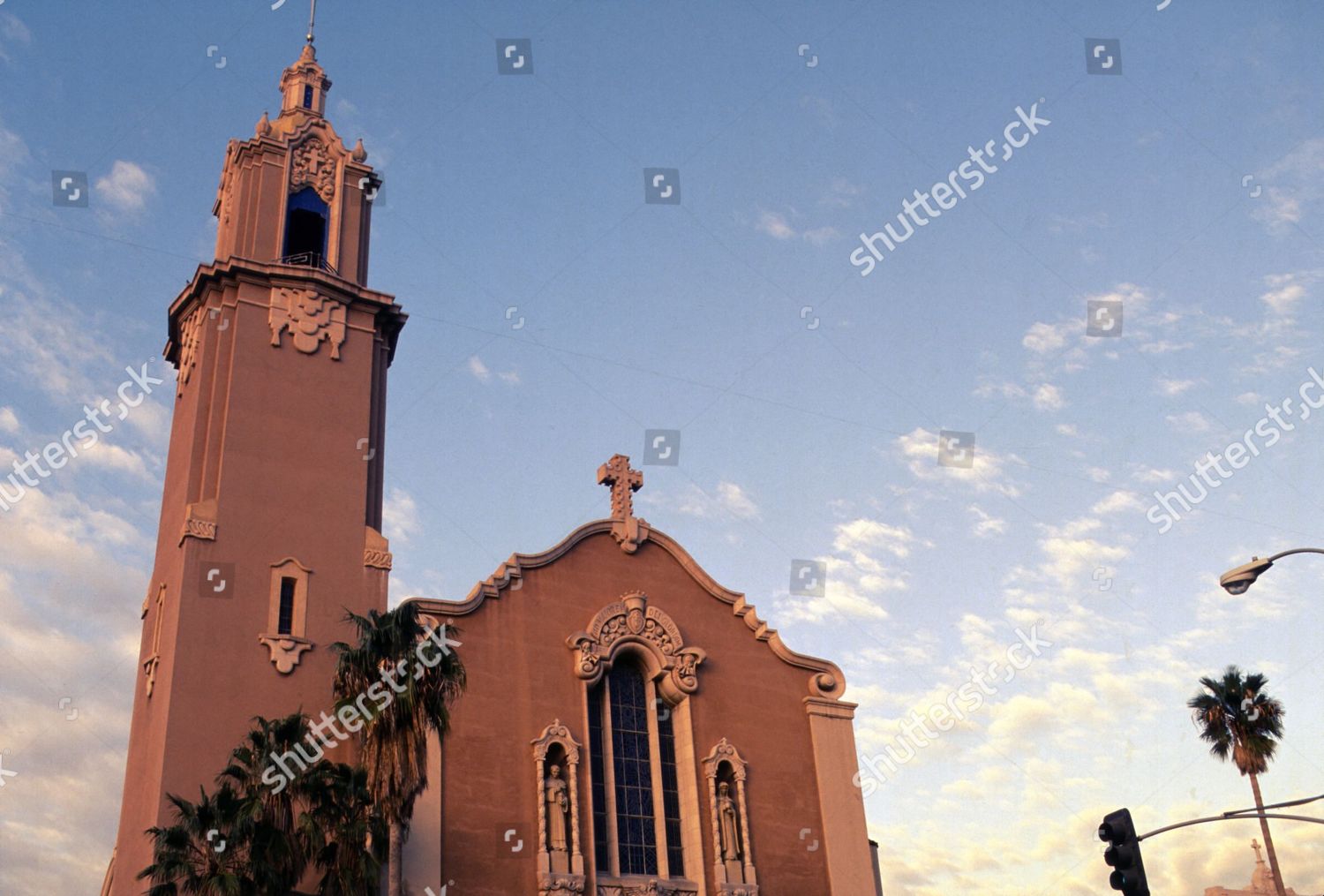 St Francis Catholic Church Sunset Blvd Editorial Stock Photo - Stock ...