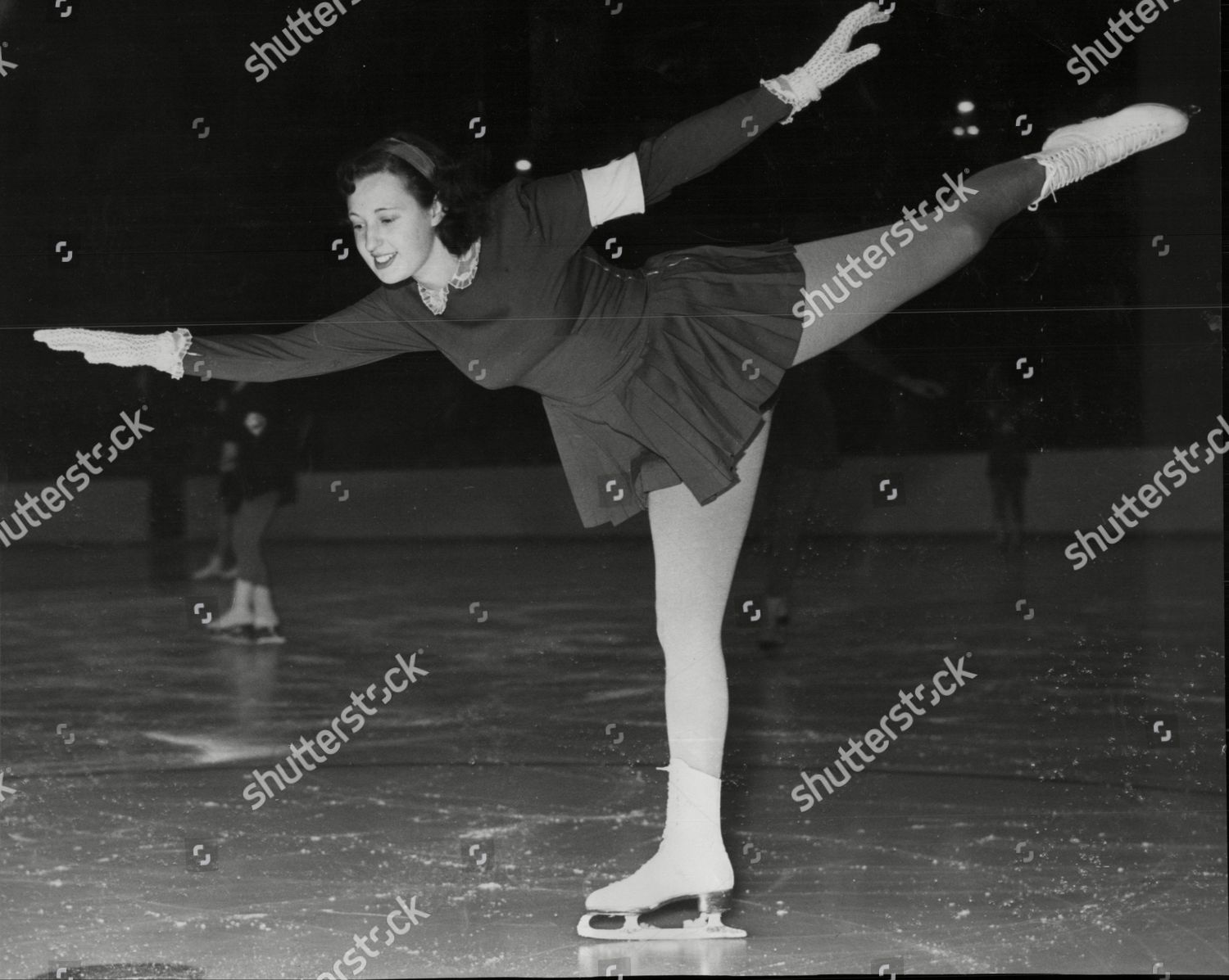 Ice Skater Pat Devries Action British Editorial Stock Photo - Stock ...