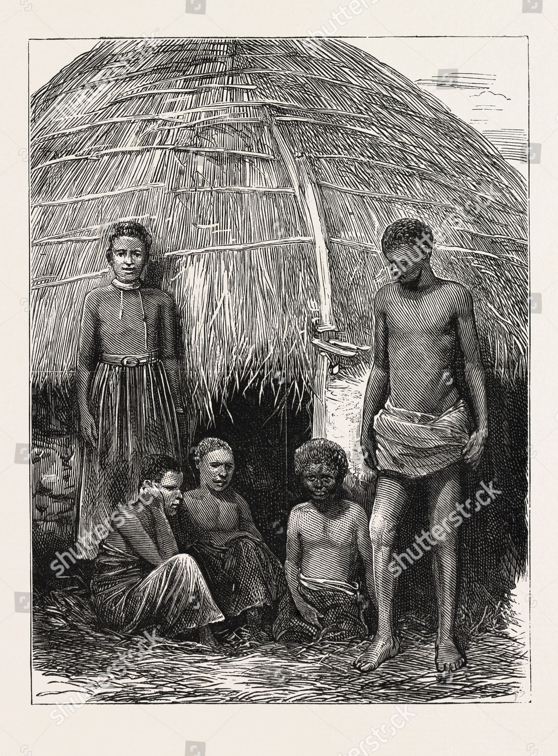 Kaffir Boys Cape Colony South Africa Editorial Stock Photo - Stock ...