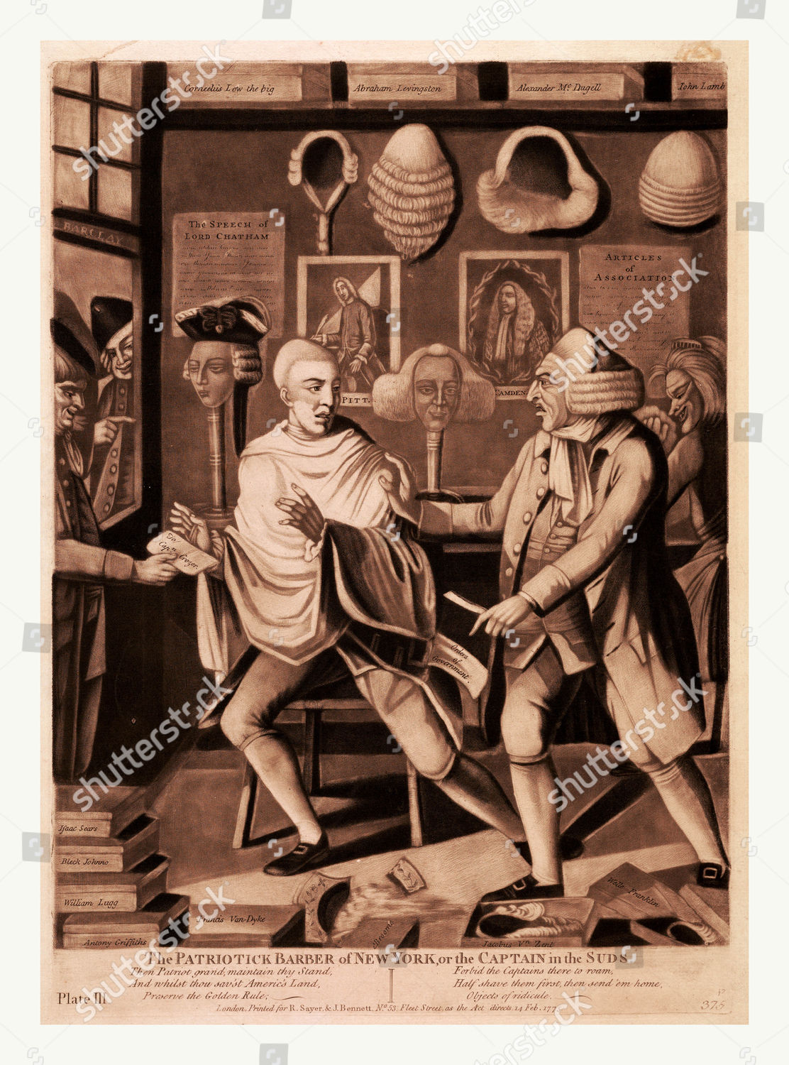 Patriotick Barber New York Captain Suds Editorial Stock Photo - Stock ...