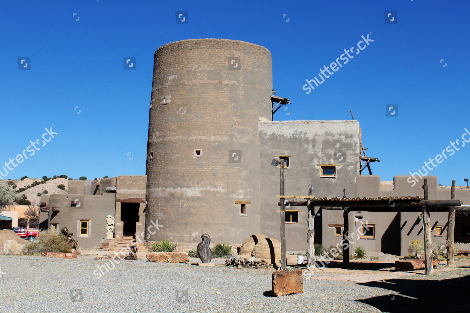 Pueblo Poeh Center Museum Pojoaque Pueblo Editorial Stock Photo - Stock ...