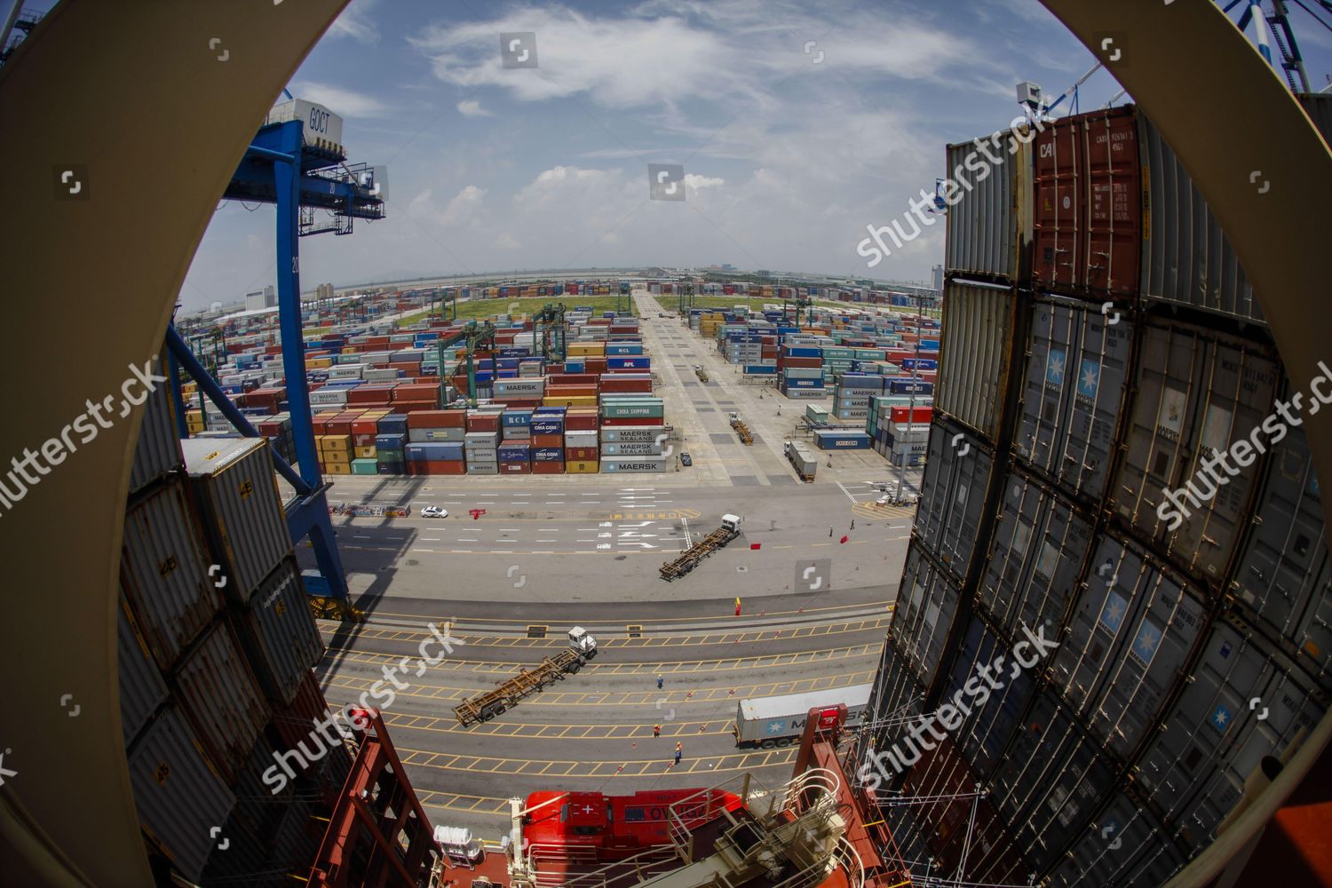 Containers Which Triple E Will Be Editorial Stock Photo - Stock Image ...