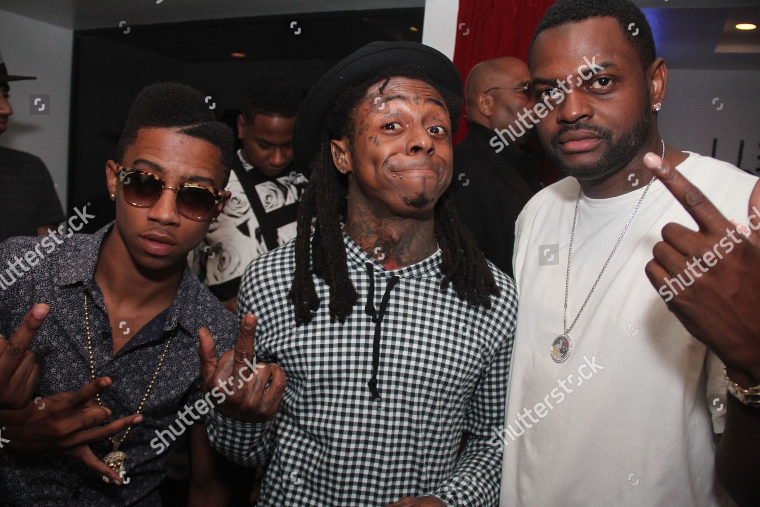 Lil Twist Lil Wayne Mannie Halley Editorial Stock Photo - Stock Image ...