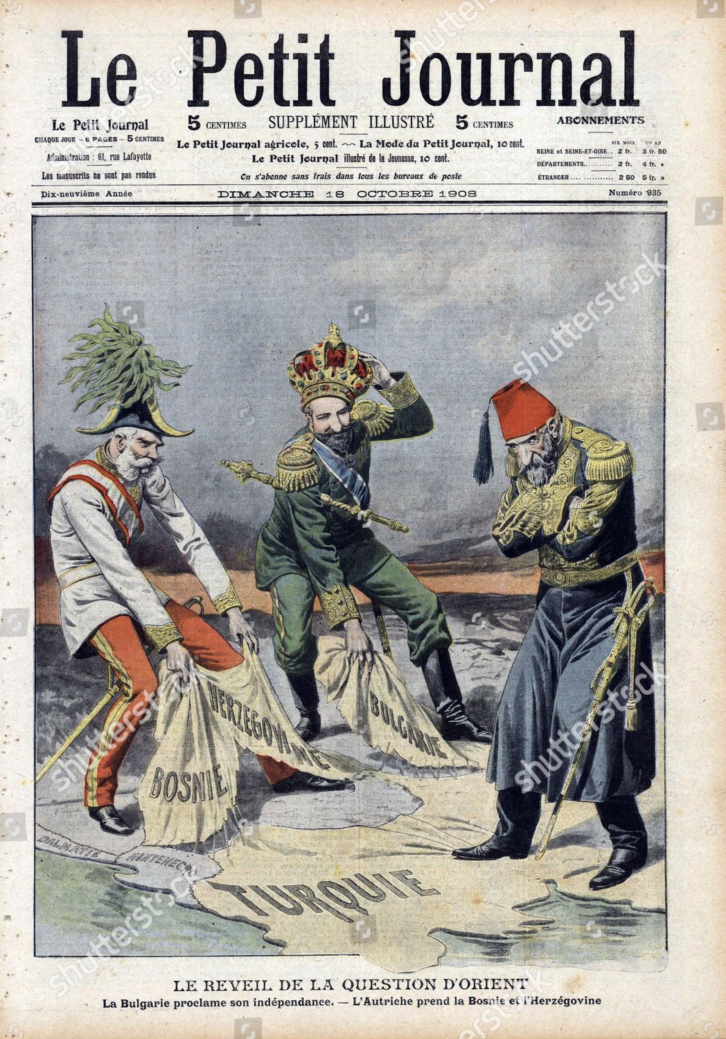 Young Turk Revolution 1908 Upheaval Ottoman Editorial Stock Photo ...